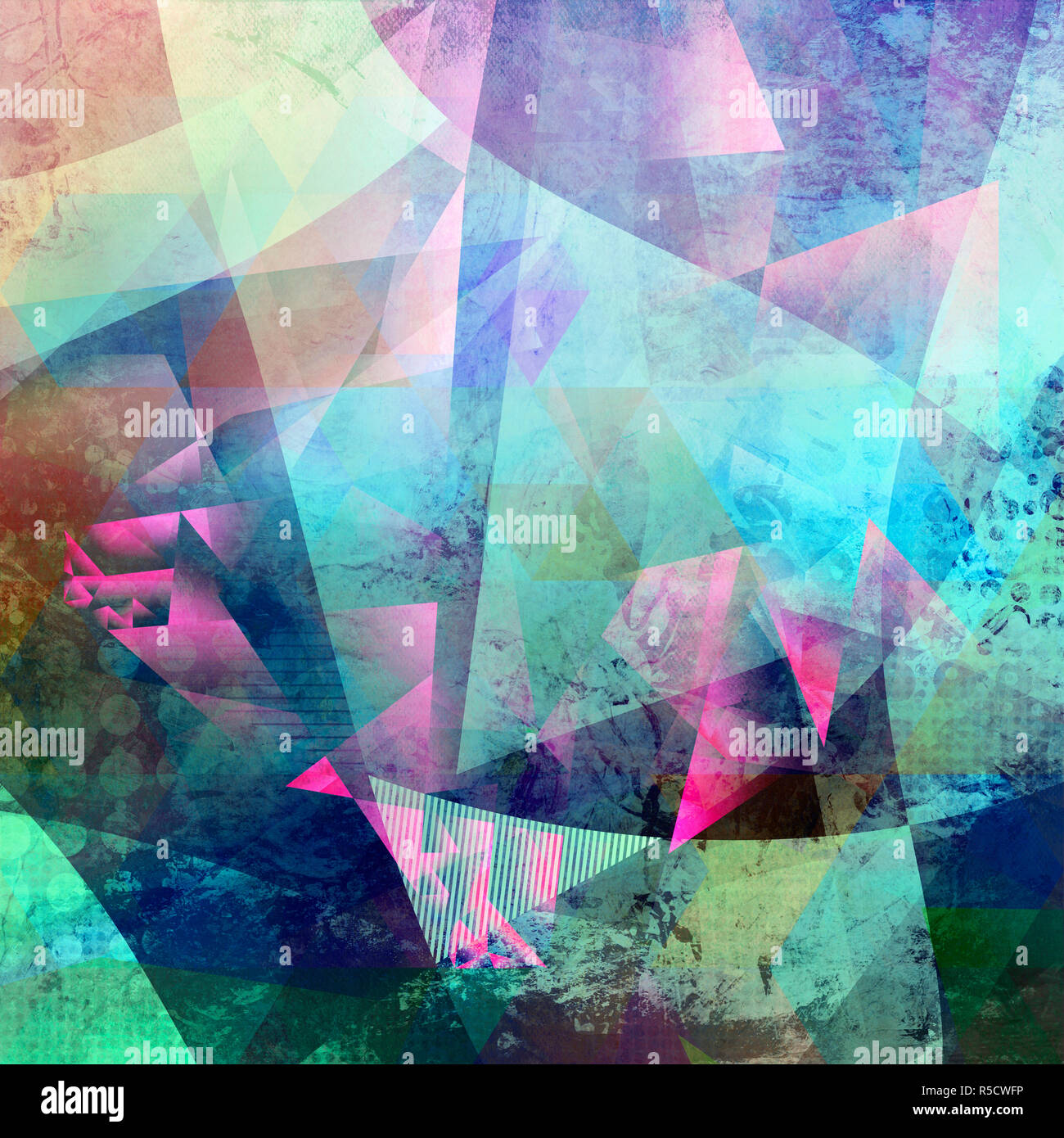 polygonal painting textures Stock Photo - Alamy