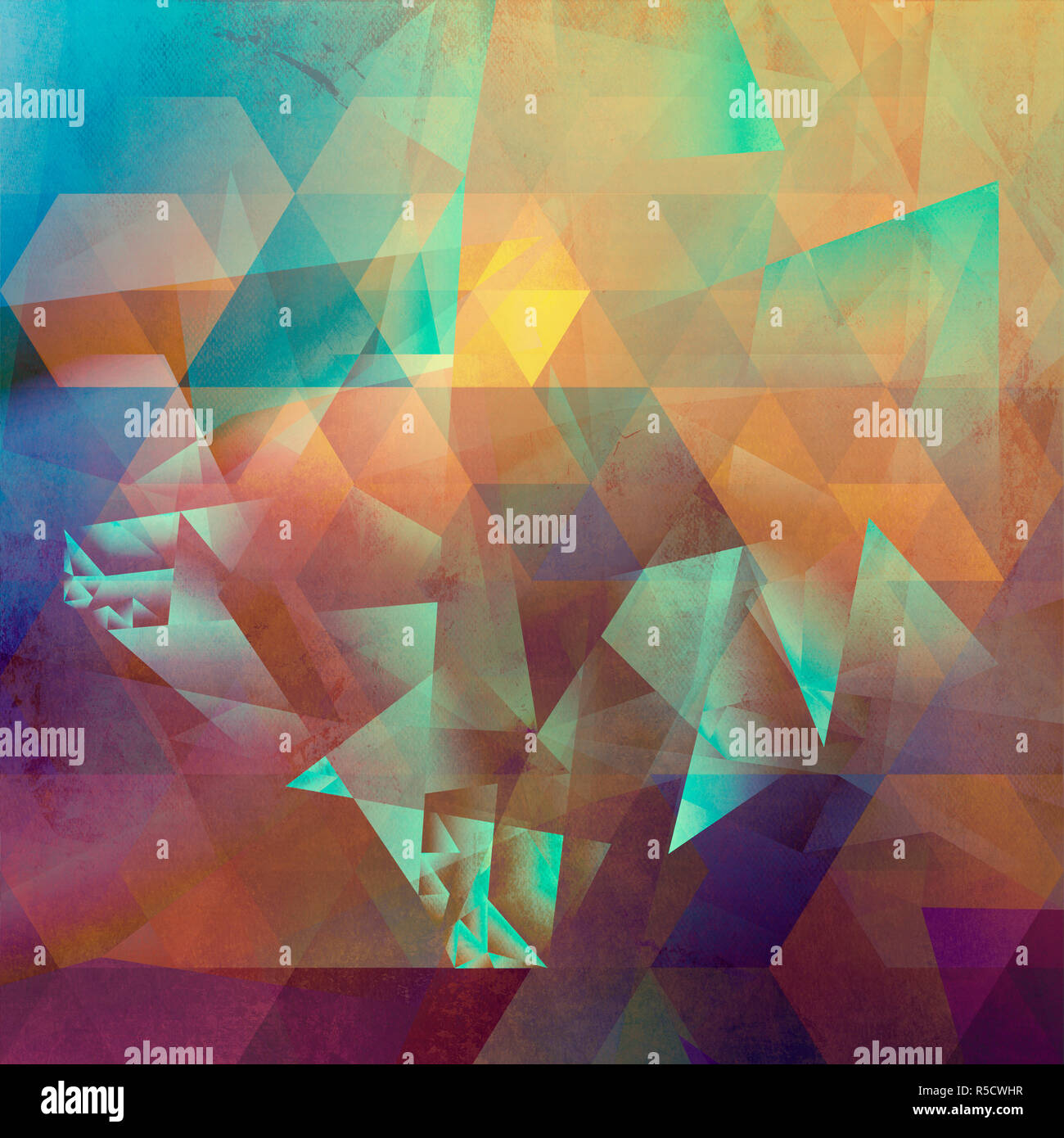 polygonal painting textures Stock Photo - Alamy