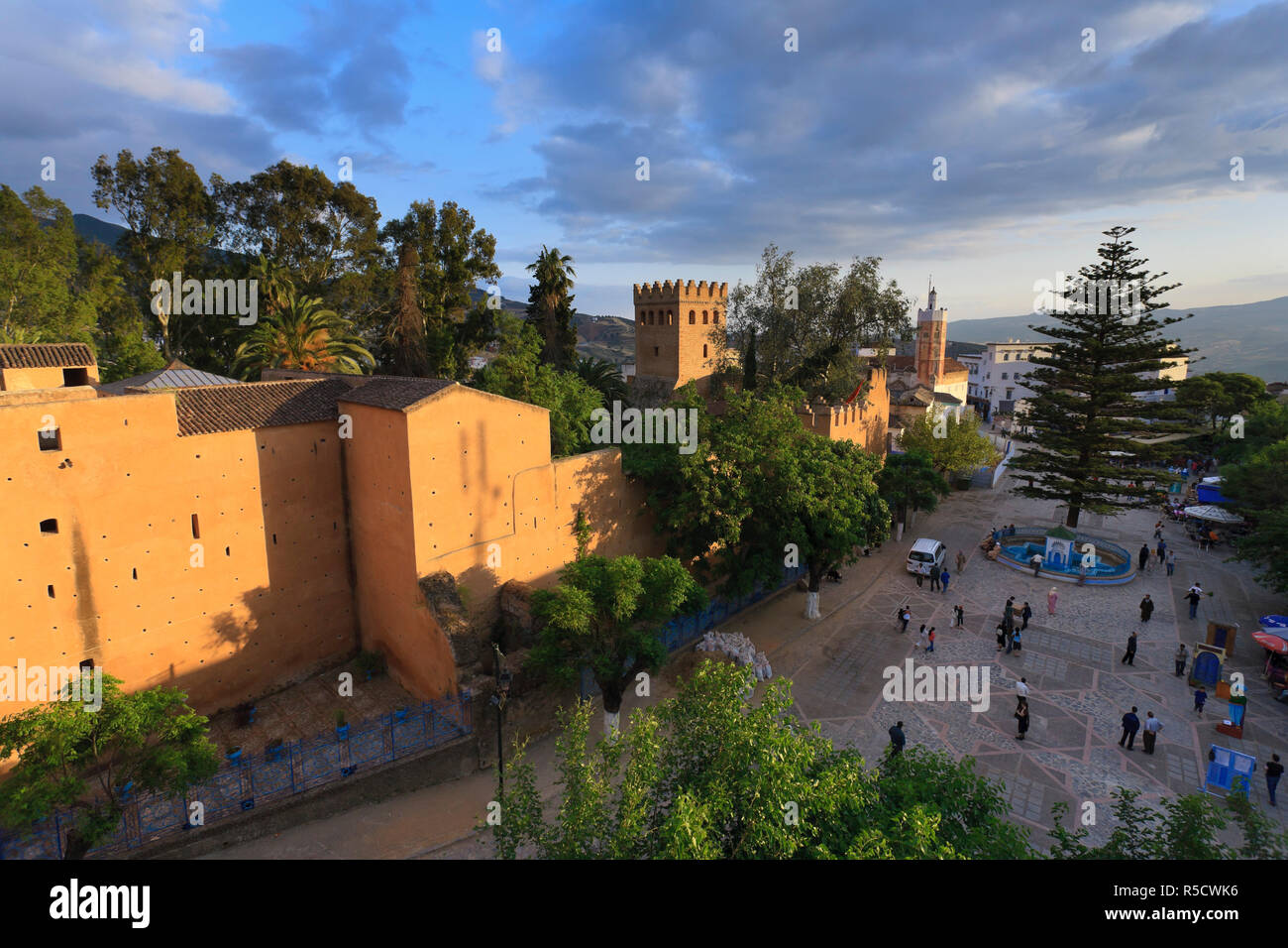 Morocco, Rif Mountains, Chefchaouen, Central Kasbah Stock Photo - Alamy
