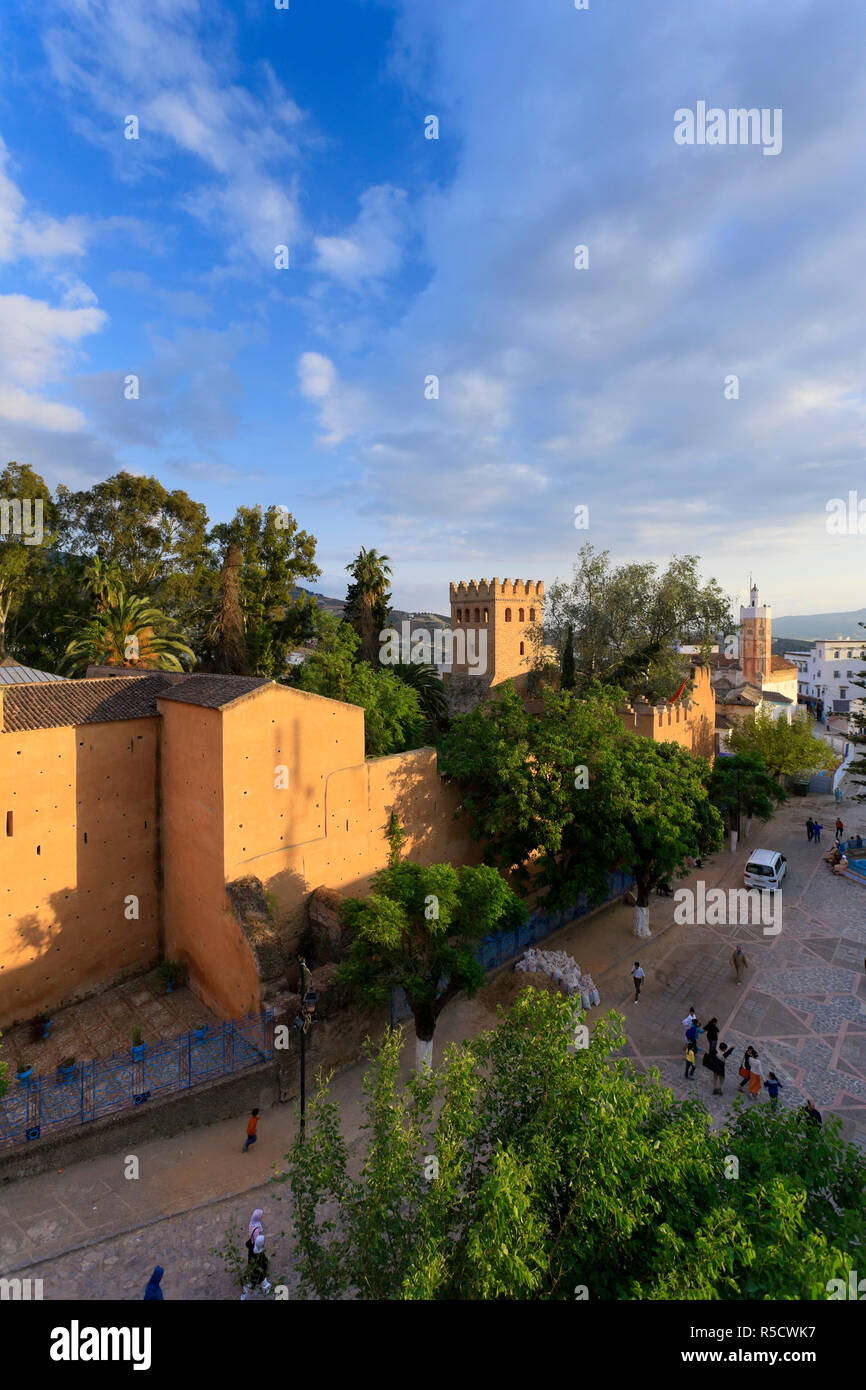 Morocco, Rif Mountains, Chefchaouen, Central Kasbah Stock Photo - Alamy