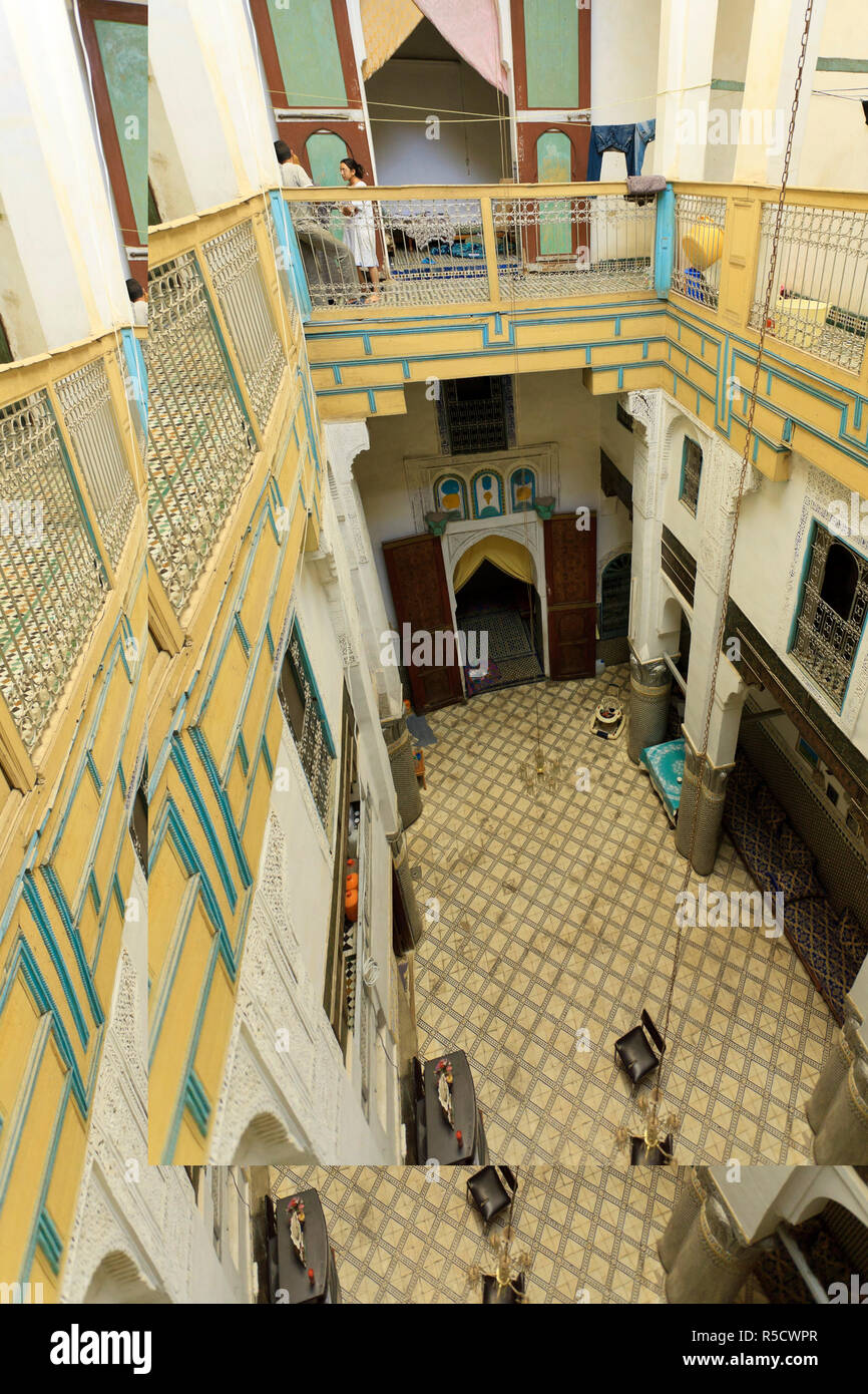 Morocco, Fes, Medina (Old Town), traditional house Stock Photo - Alamy