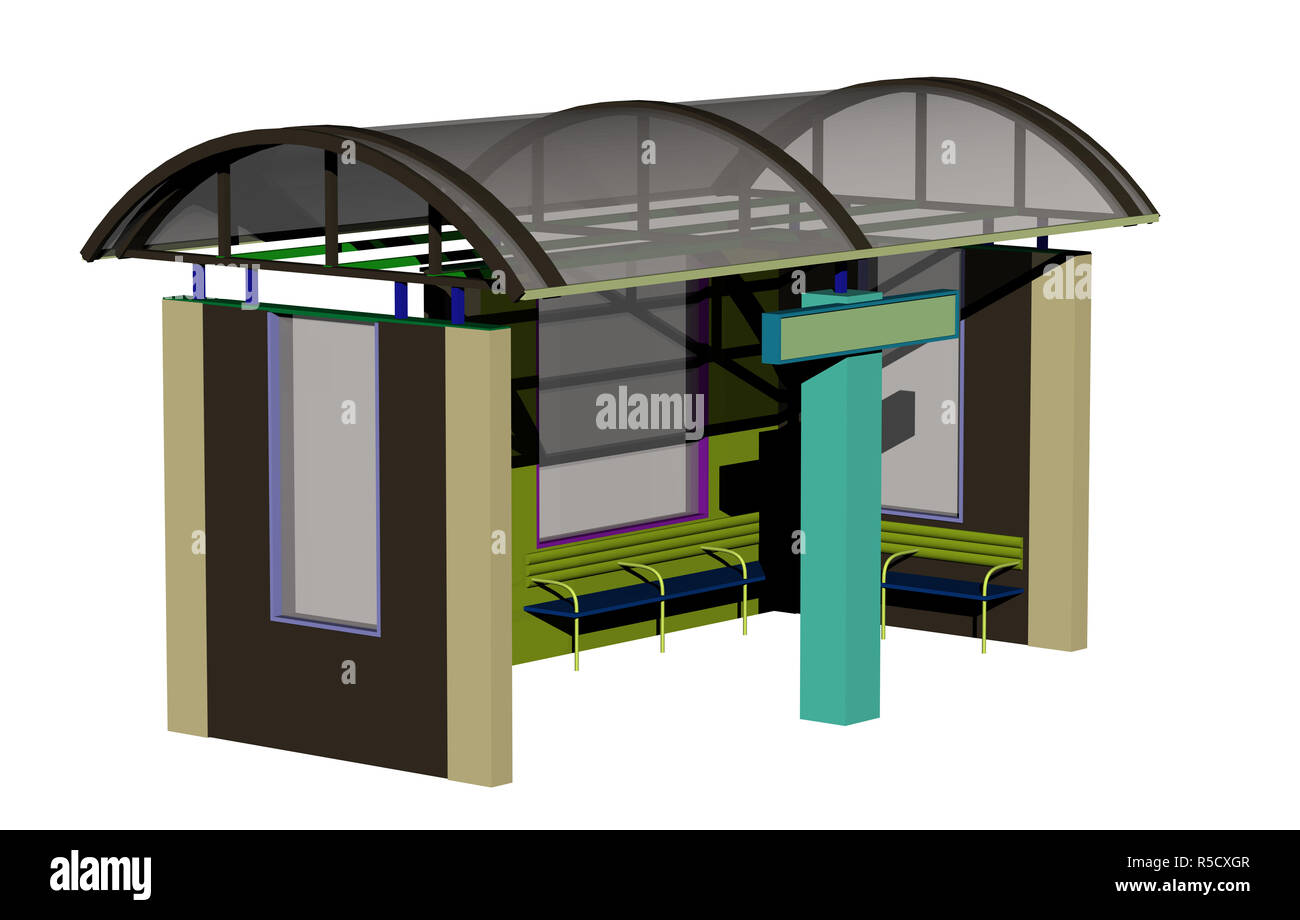 Bus_station Cut Out Stock Images & Pictures - Alamy