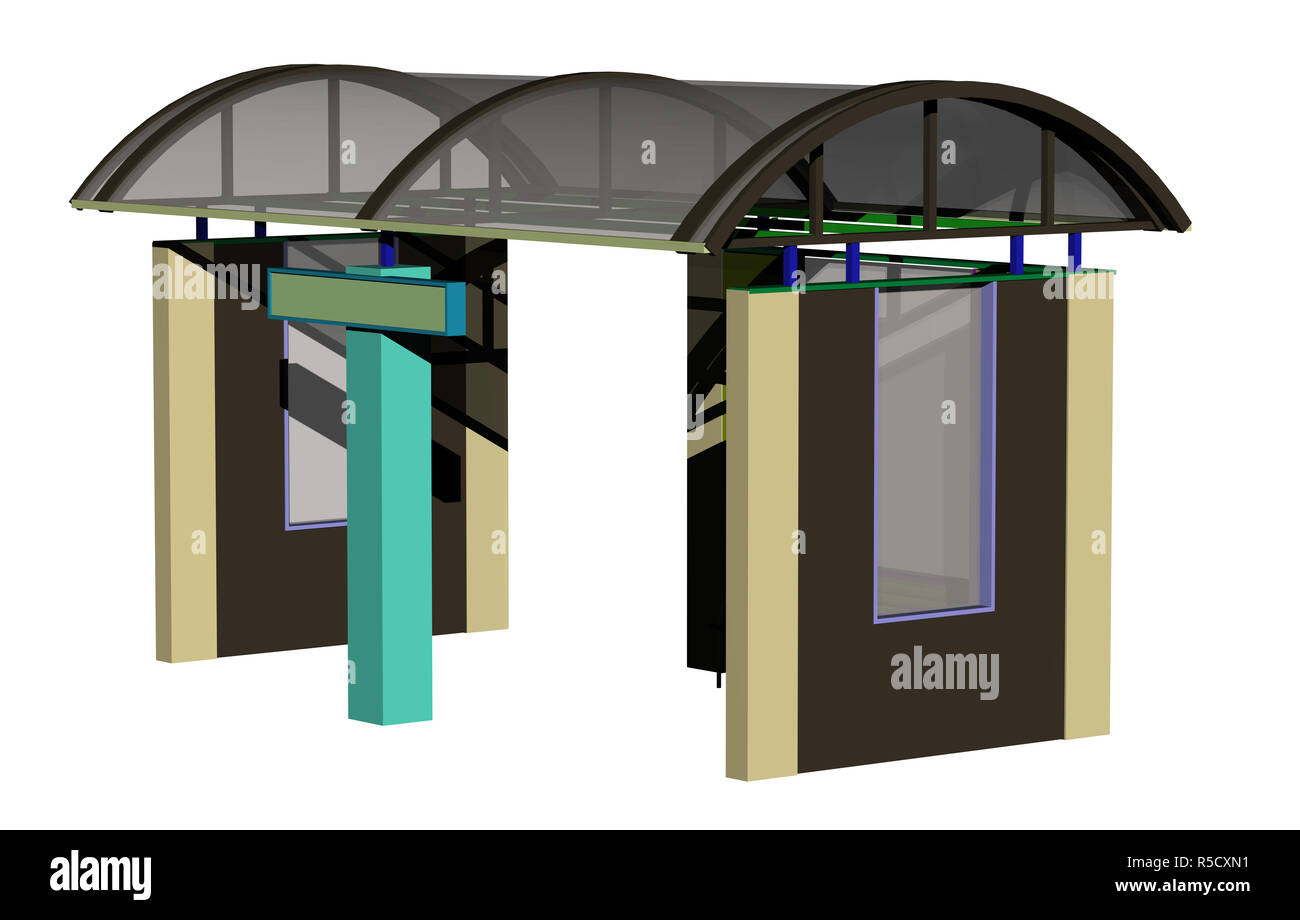 Busstation Cut Out Stock Images & Pictures - Alamy