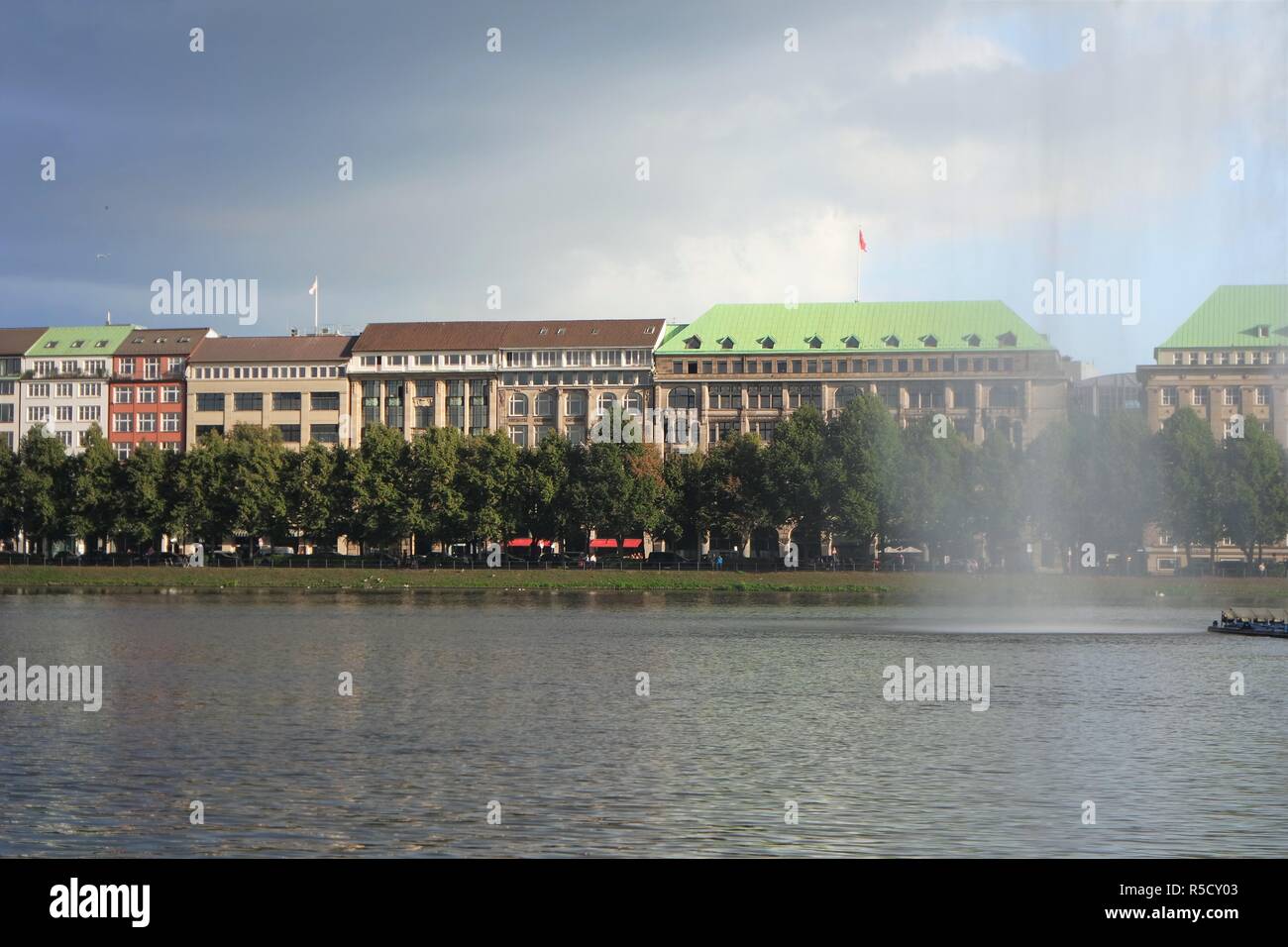 the alster in hamburg Stock Photo - Alamy
