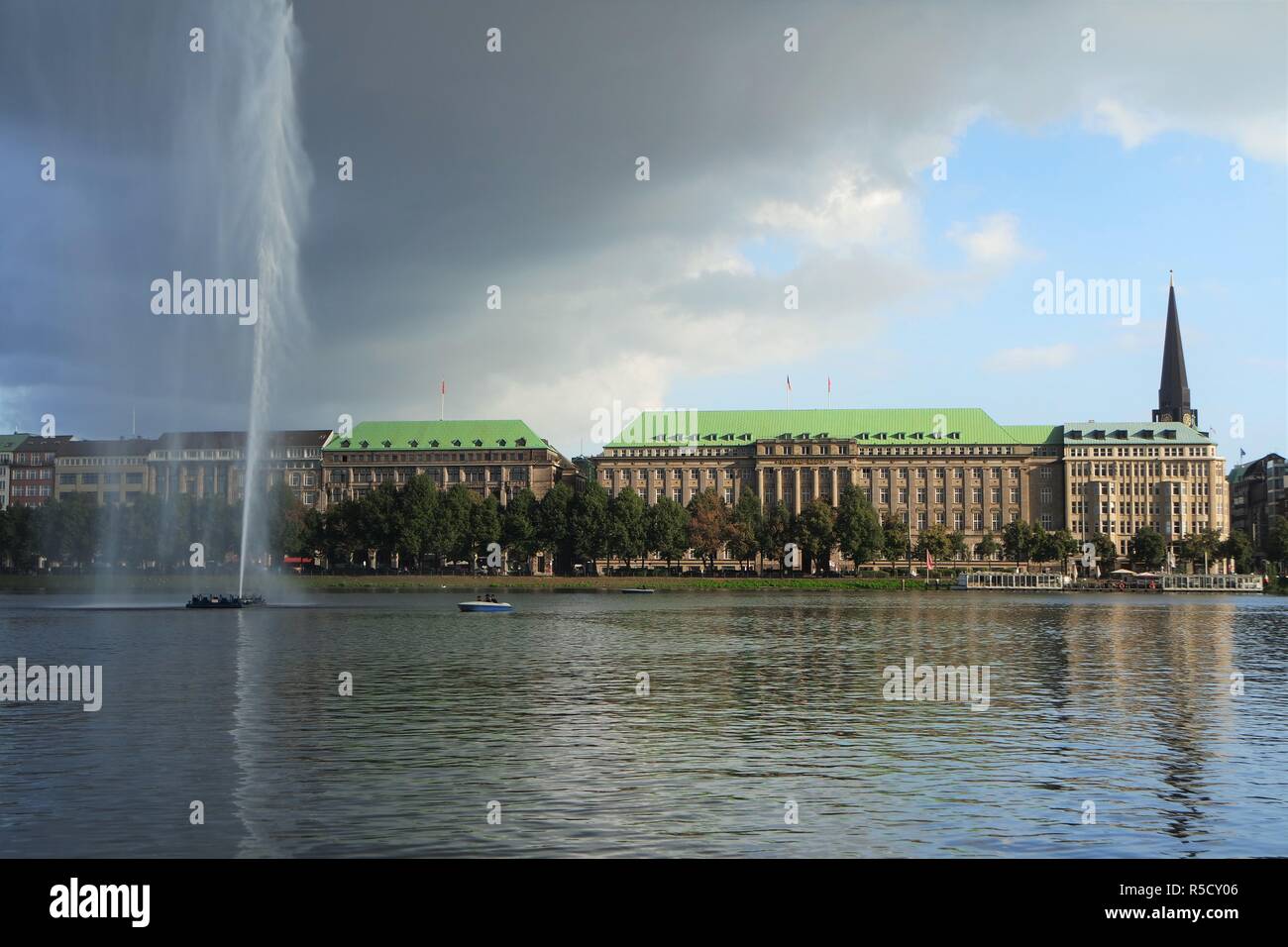 the alster in hamburg Stock Photo - Alamy