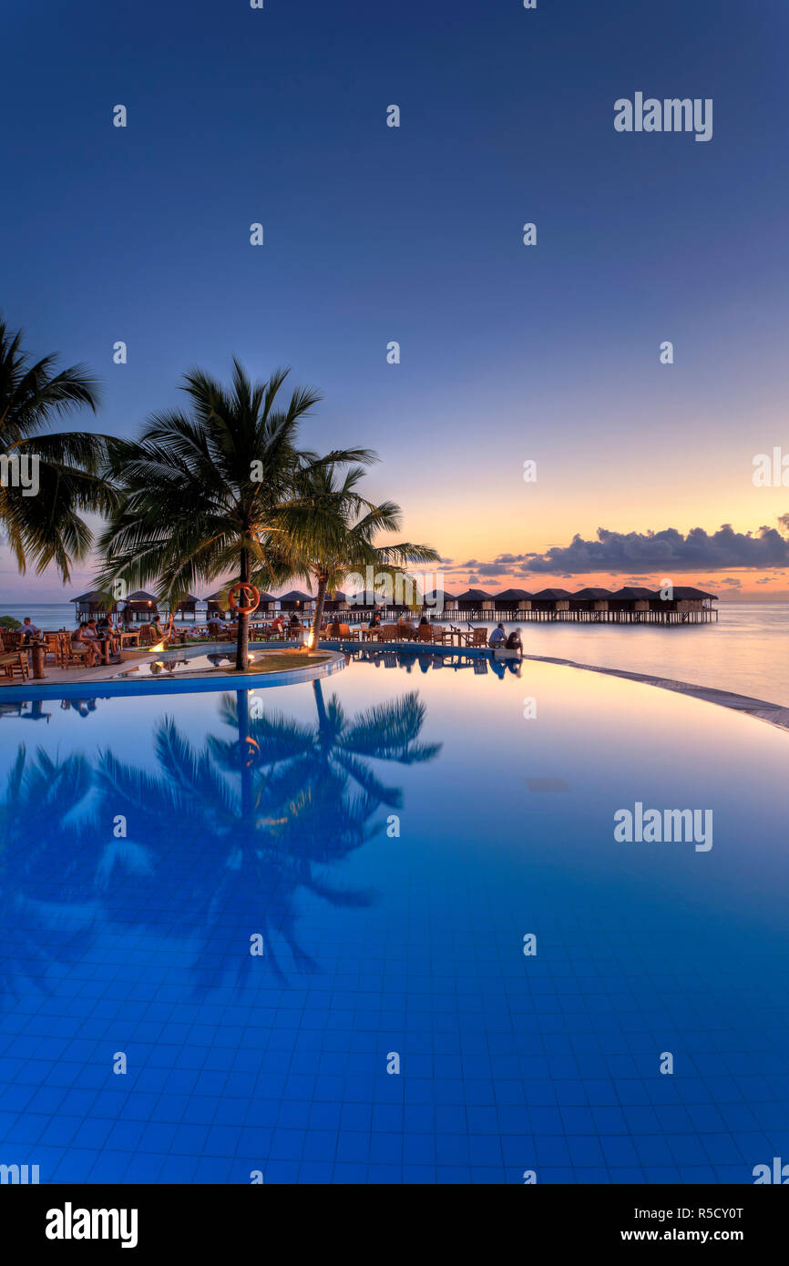 Maldives, Faafu Atoll, Filitheyo Island, Luxury Resort Stock Photo - Alamy