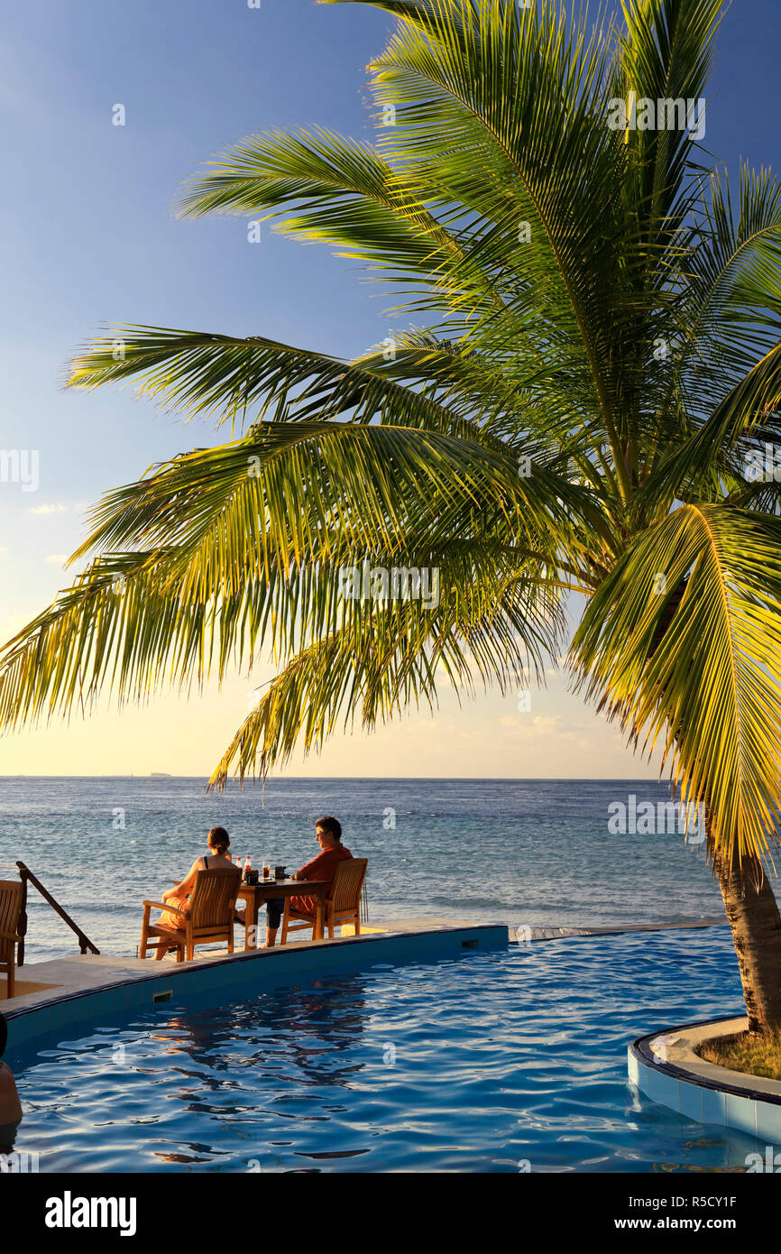 Maldives, Faafu Atoll, Filitheyo Island, Luxury Resort Stock Photo - Alamy