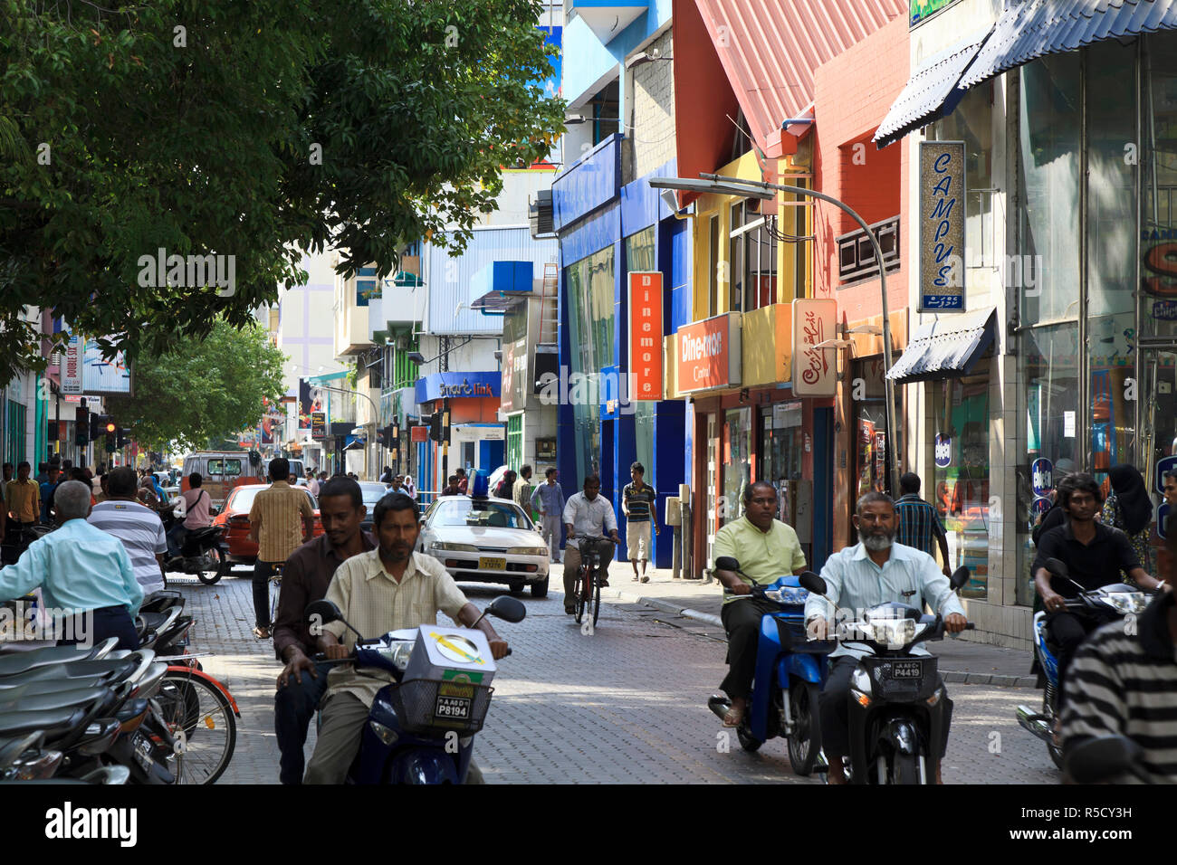 Maldives, Male Atoll, Male Town Stock Photo - Alamy