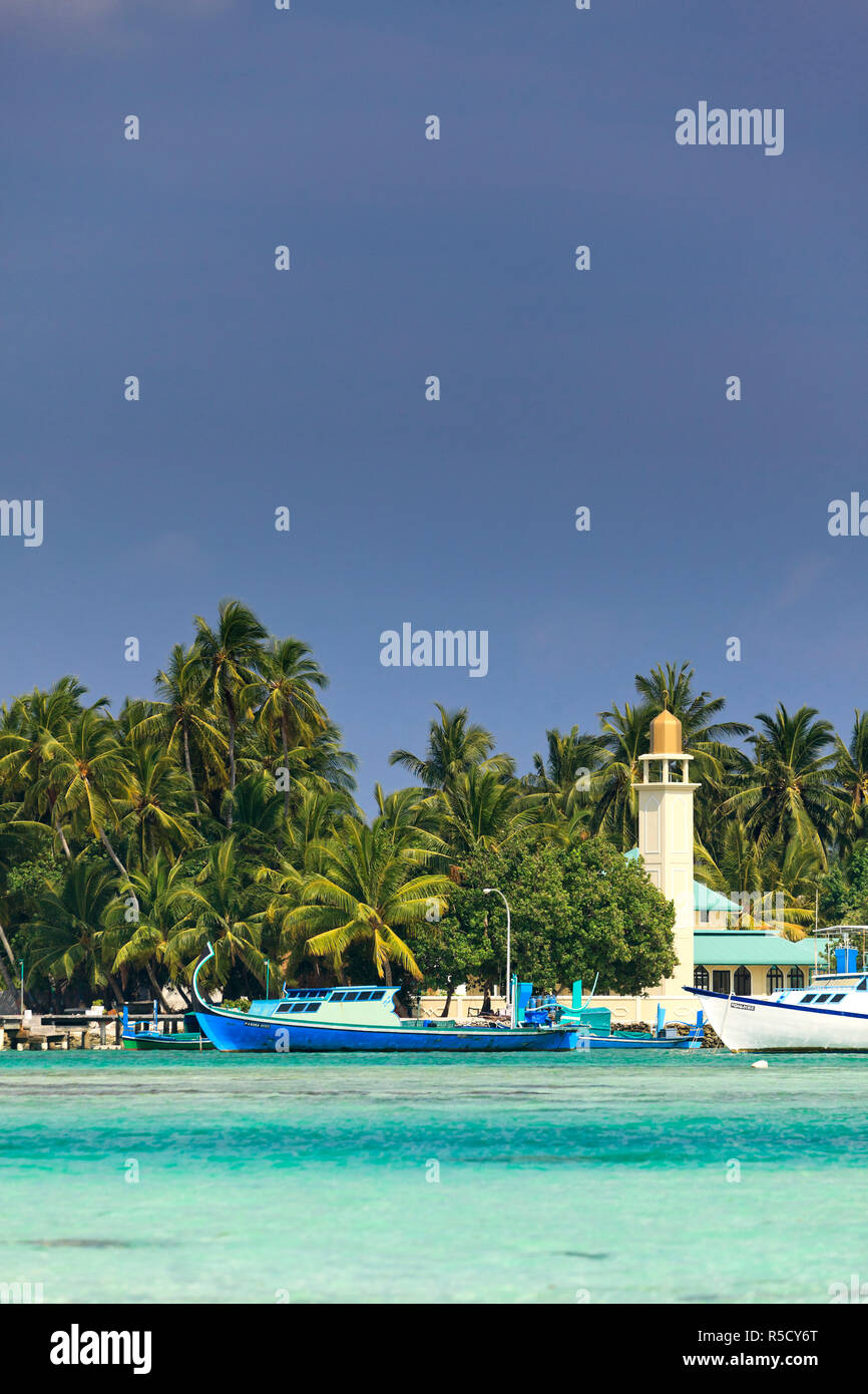 Maldives, Meemu Atoll, Muli Island Stock Photo - Alamy