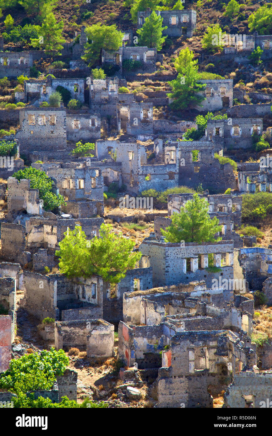 Ghost Town of Kayakoy, Turkey Stock Photo - Alamy