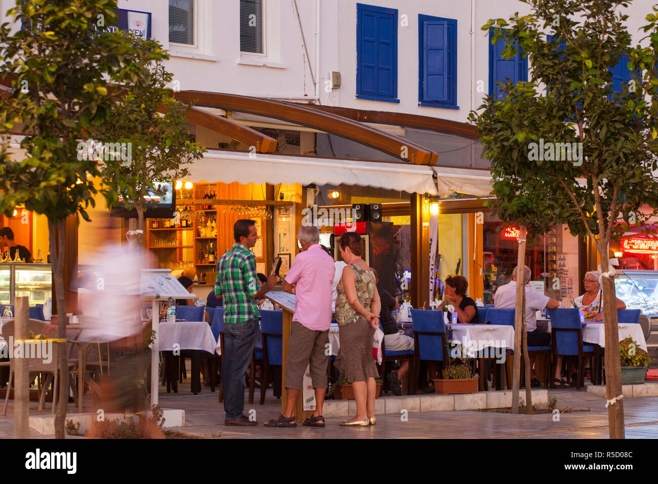 Restaurants in Bodrum, Turkey Stock Photo - Alamy