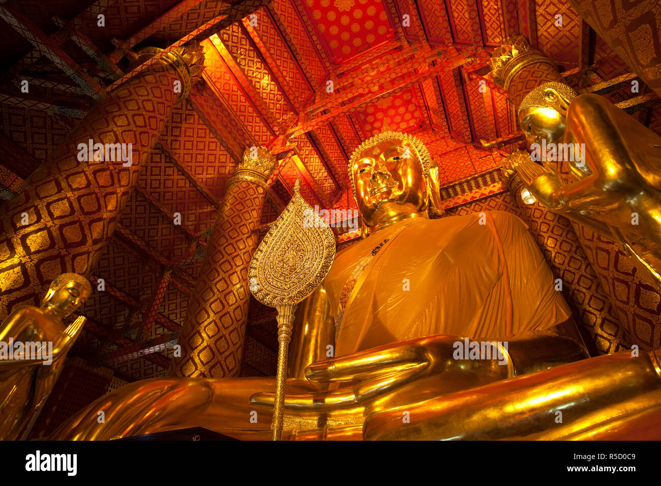 Thailand, Ayutthaya, Ayutthaya Historical Park, Wat Phanan Choeng ...
