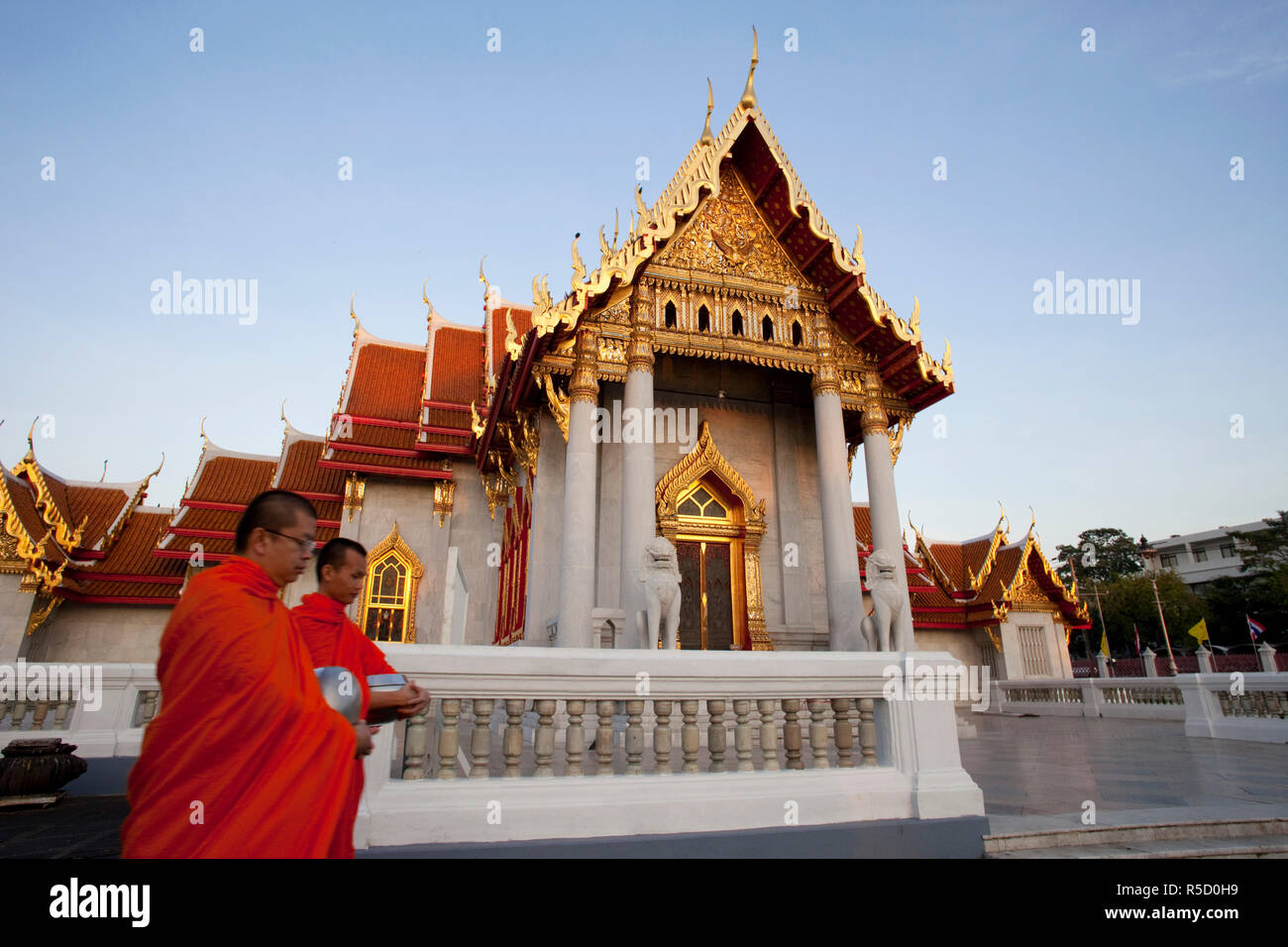 Thailand, Bangkok, Marble Temple, Wat Benchamabophit Stock Photo - Alamy