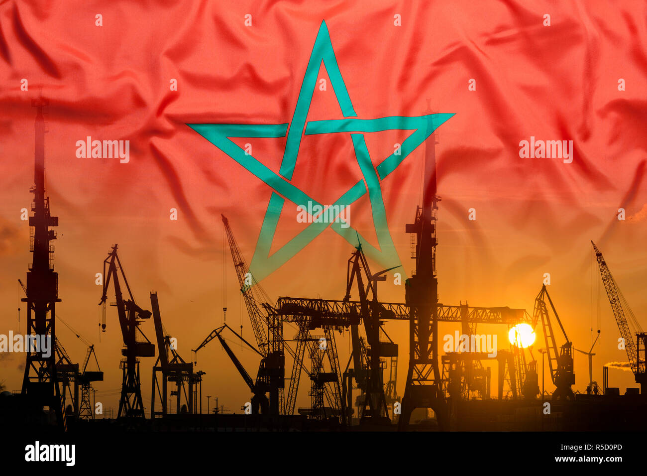 Power plant morocco hi-res stock photography and images - Alamy