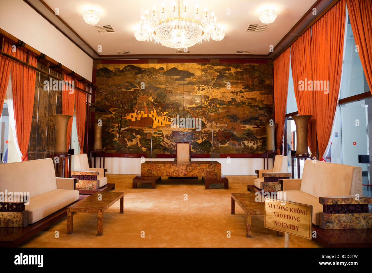 Vietnam, Ho Chi Minh City, Reunification Palace, The Credentials Room ...