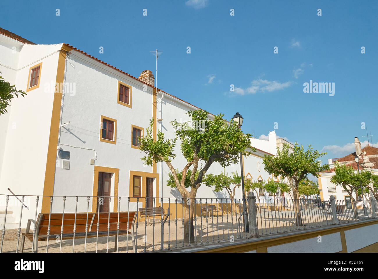 street of avis in alentejo Stock Photo - Alamy