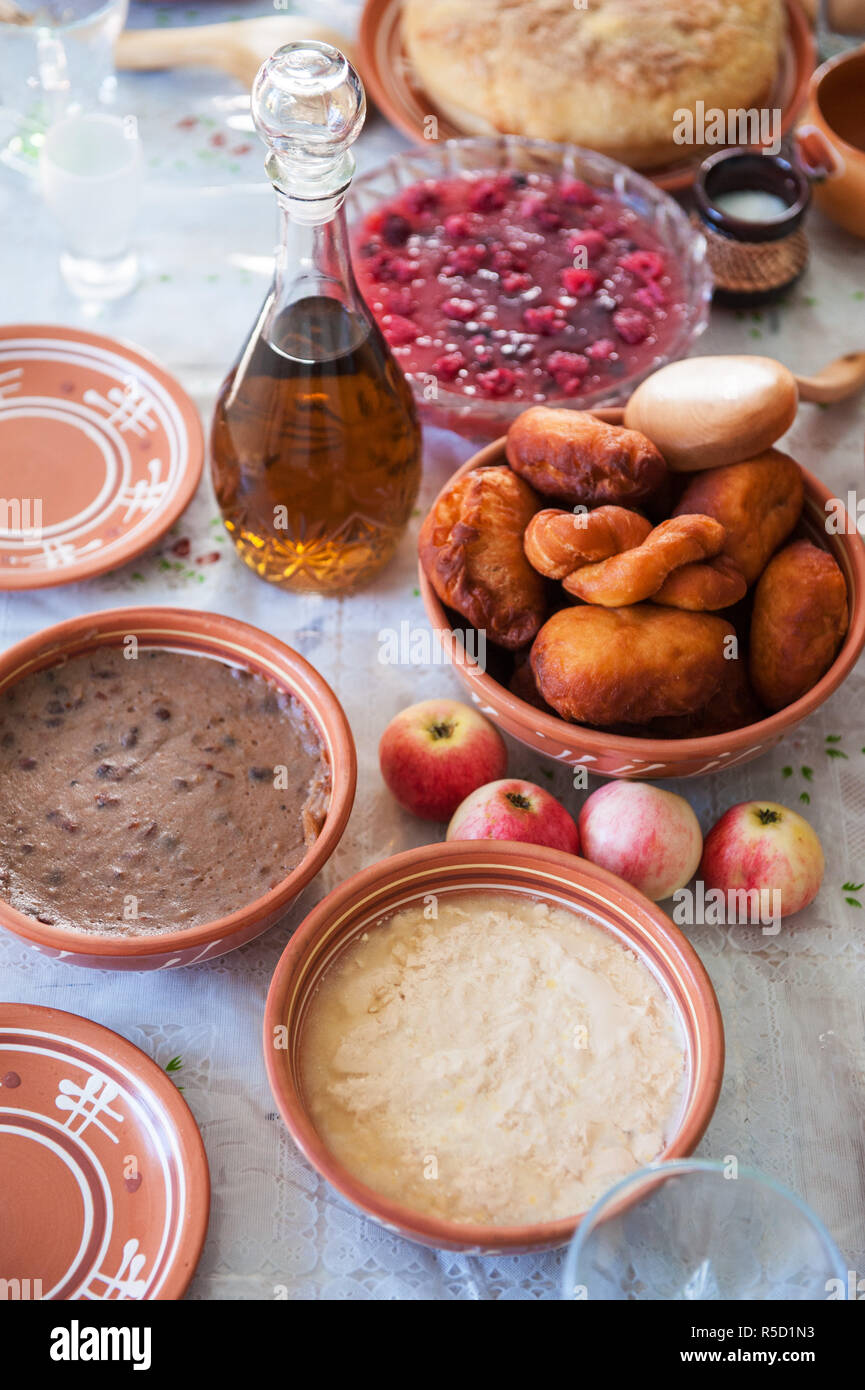 old slavonic food Stock Photo - Alamy