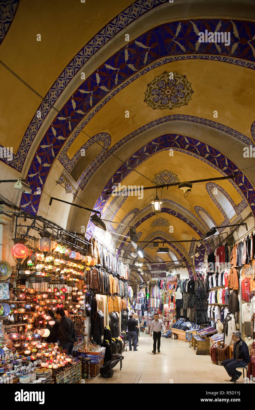 Turkey, Istanbul, Sultanahmet, Grand Bazaar Stock Photo - Alamy