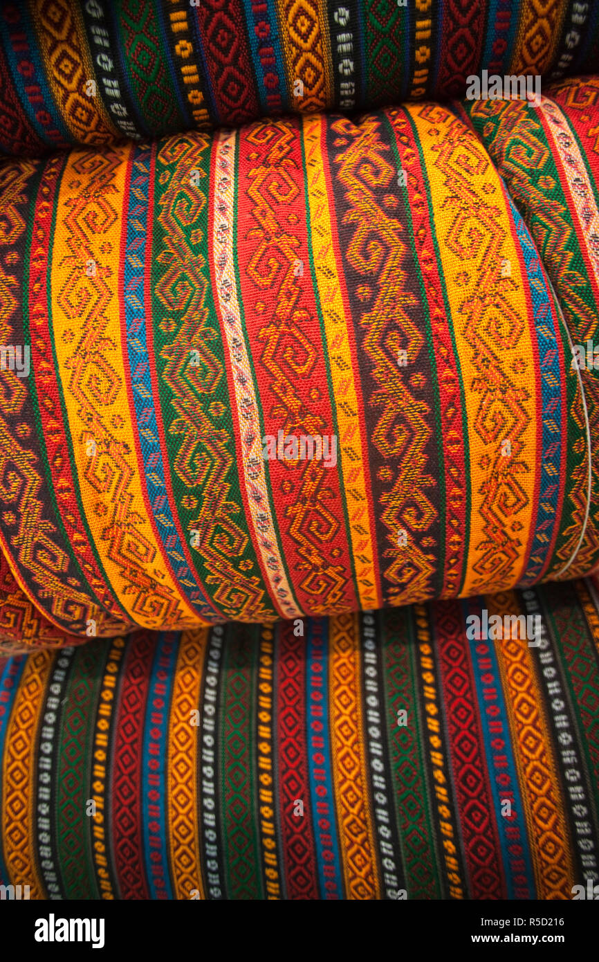 Turkey, Istanbul, Sultanahmet, Grand Bazaar, Fabric Shop Display Stock ...