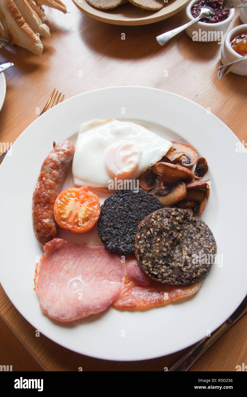 Scotland, Traditional Scottish Breakfast Stock Photo - Alamy