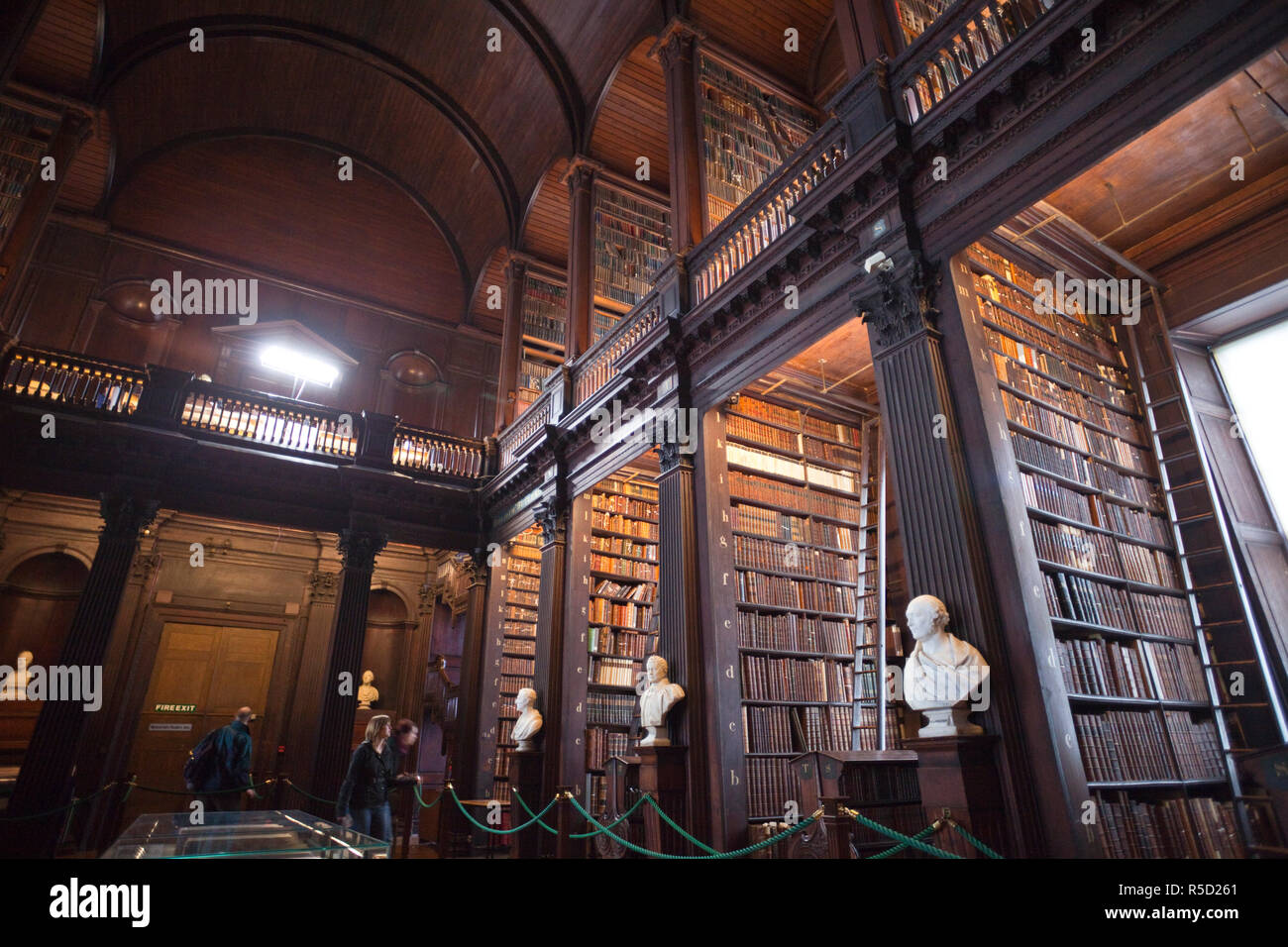 Republic of Ireland, Dublin, Trinity College, The Library Stock Photo ...