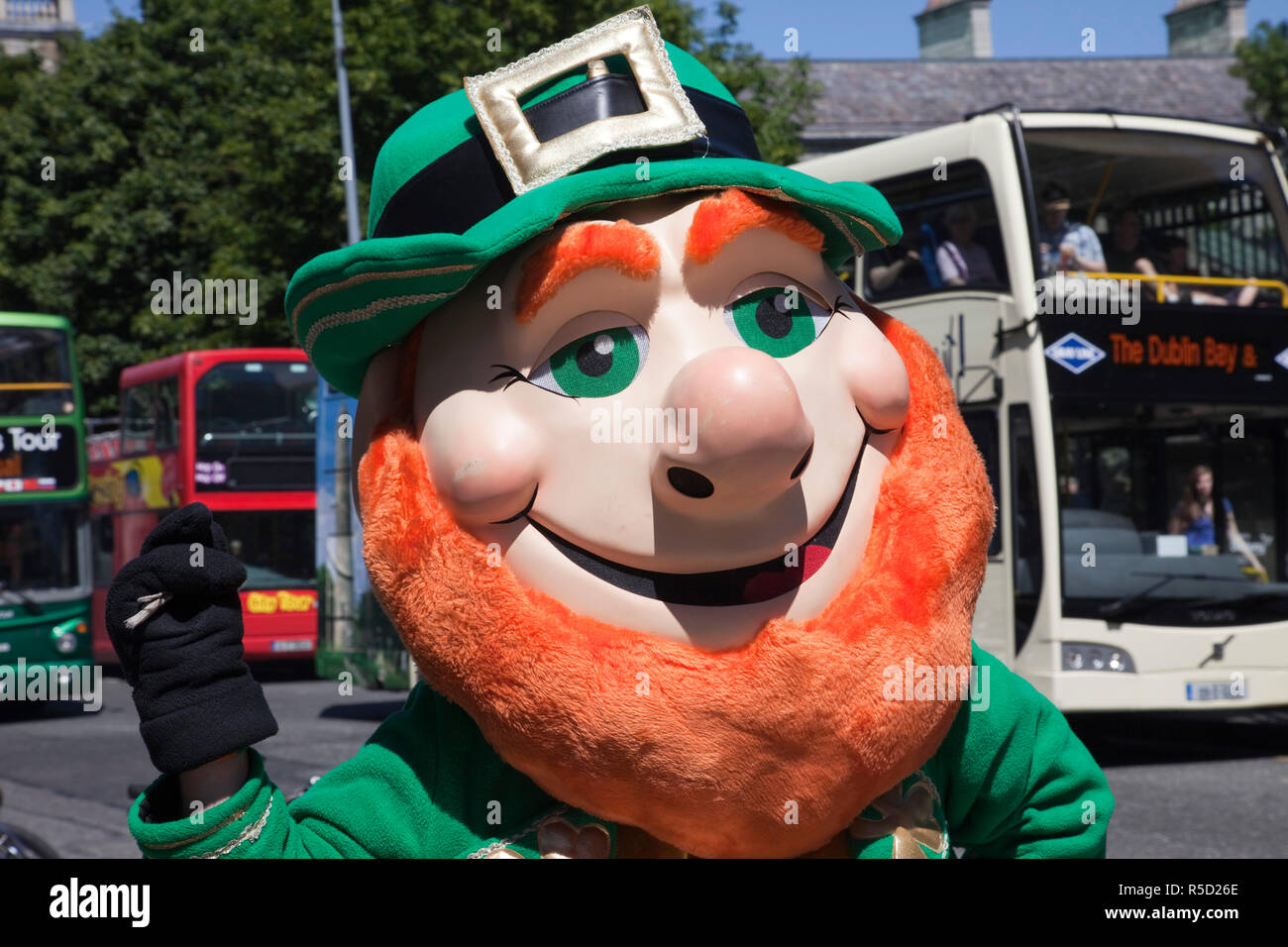Republic of Ireland, Dublin, Leprechaun Character Stock Photo - Alamy