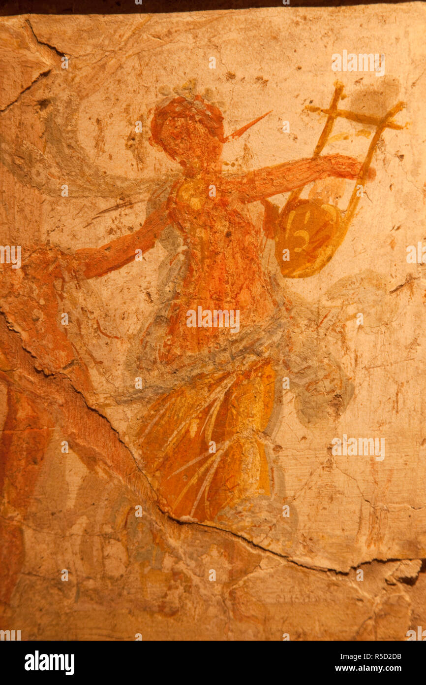 Italy, Rome, The Palatine, Palatine Museum, Frieze depicting Bacchic ...