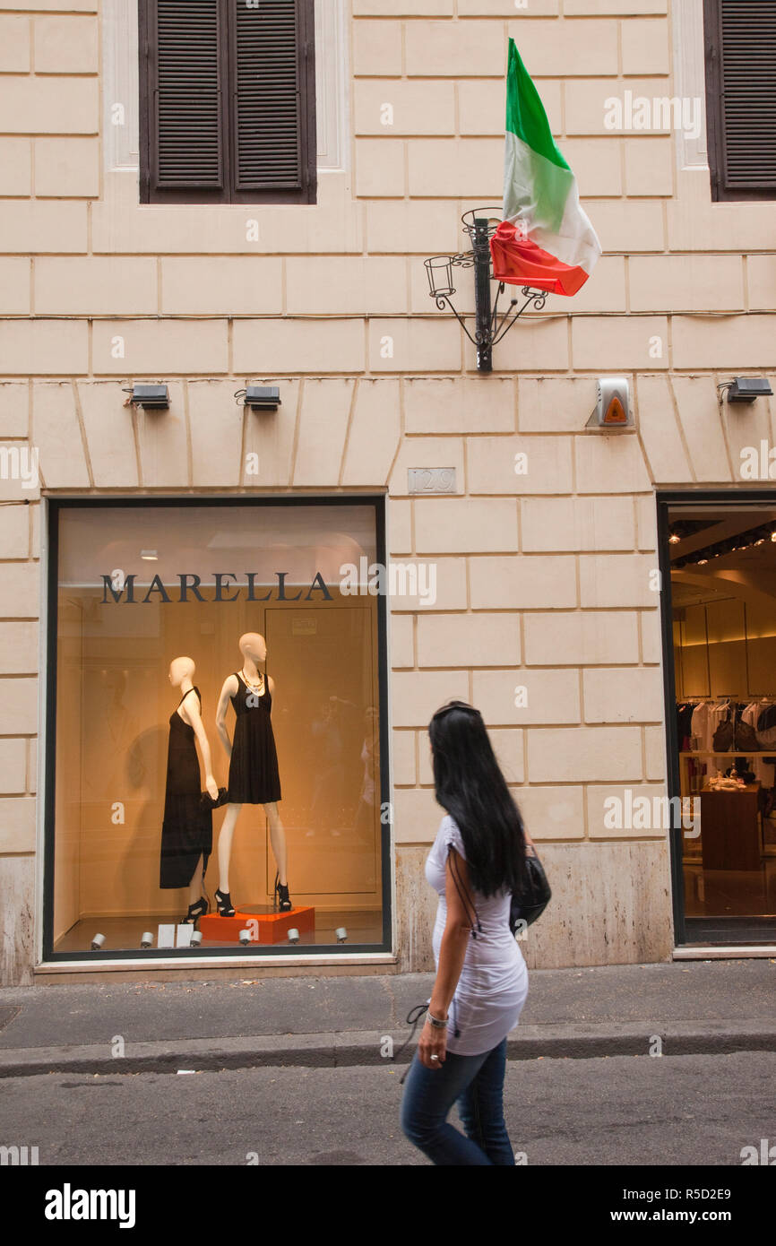 Italy, Rome, Via Dei Condotti, Street Scene Stock Photo - Alamy