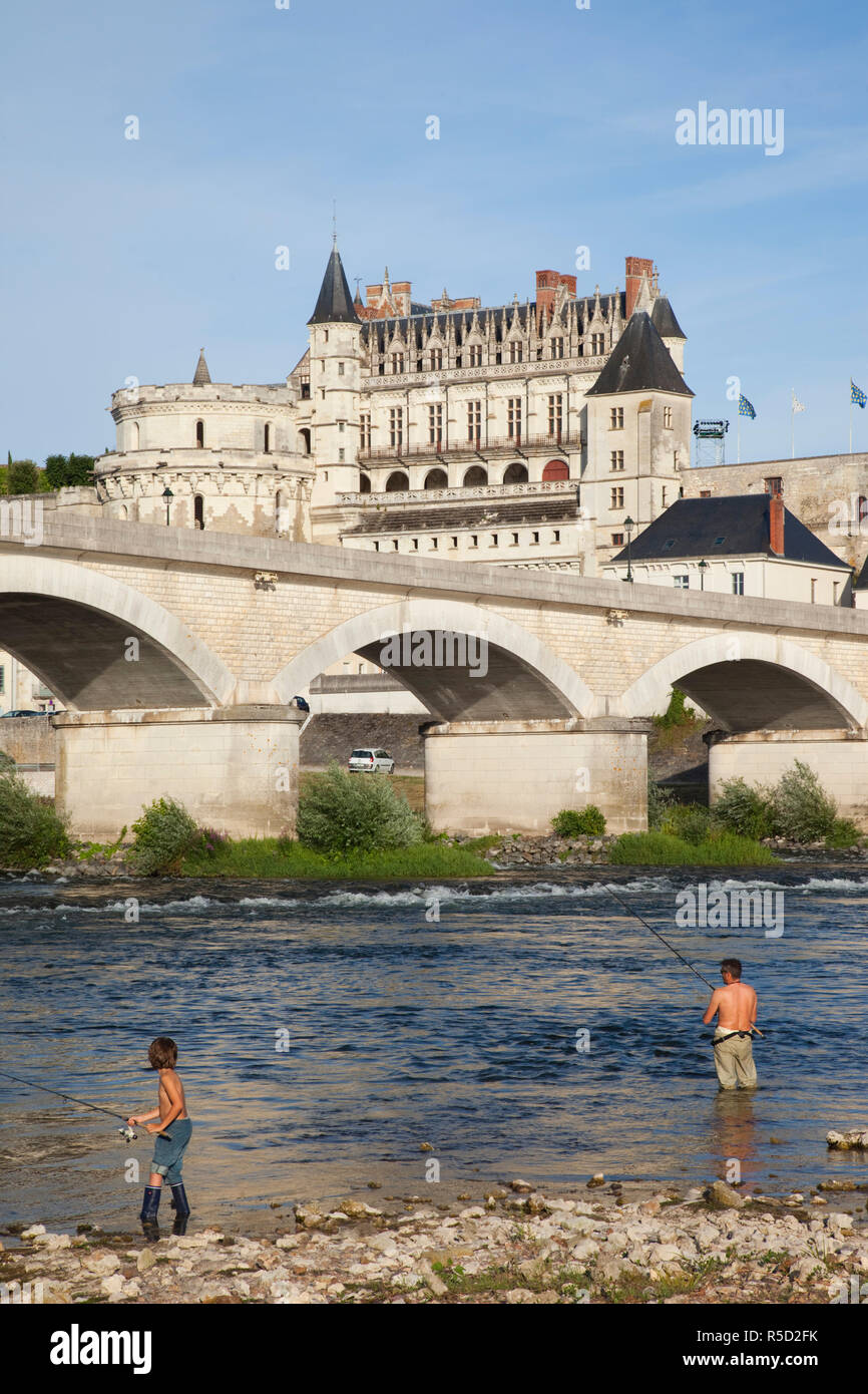 France, Loire Valley, Amboise, Amboise Castle Stock Photo - Alamy