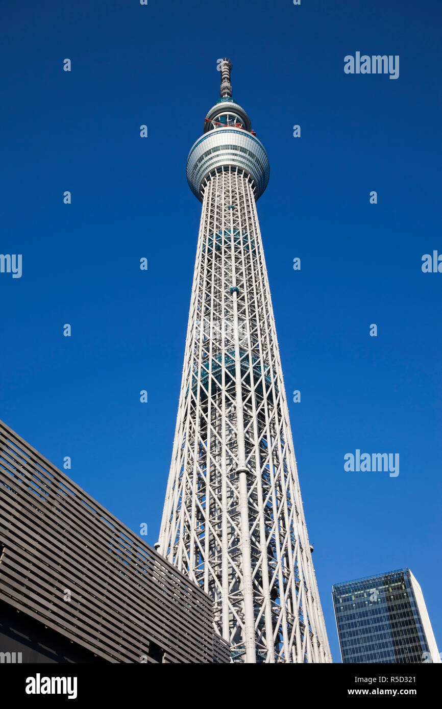 Japan, Tokyo, Asakusa, Sky Tree Tower, Architect Nikken Sekkei Stock ...