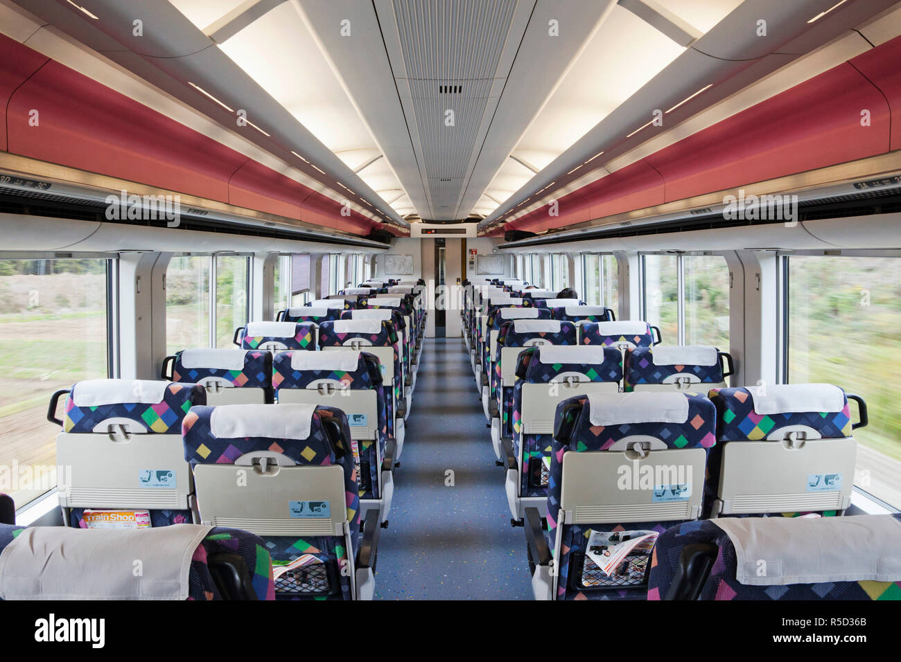 Japan, Tokyo, JR (Japan Railways), Train Interior Stock Photo - Alamy