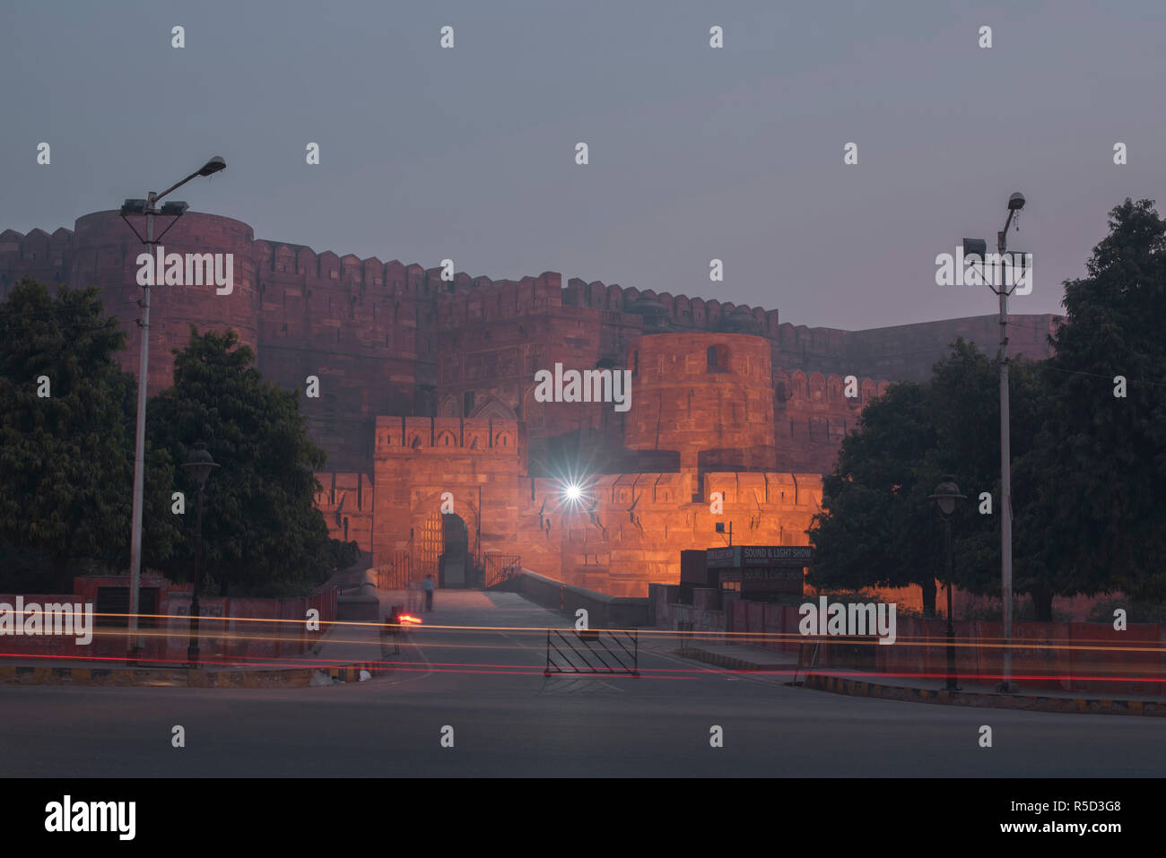 The entrance of Agra Fort also called as the Red Fort the residence of ...