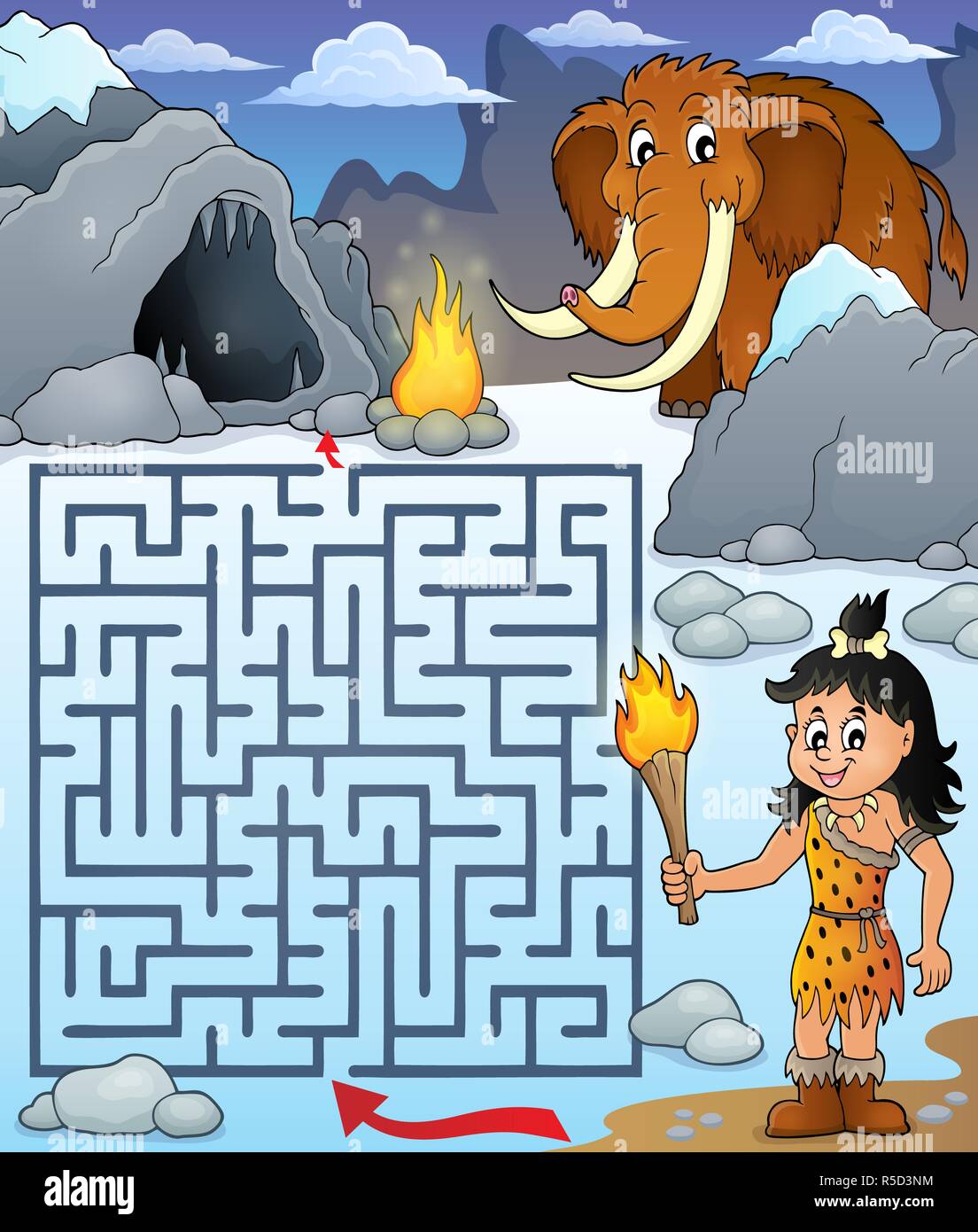 Cavewoman hi-res stock photography and images - Alamy