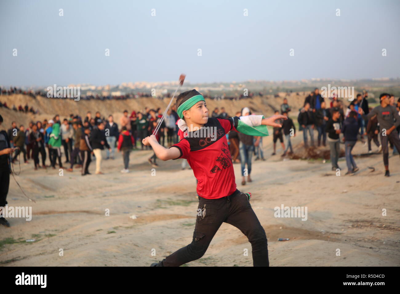 Bureij Refugee Camp, The Gaza Strip, Palestine. 30th Nov, 2018. A ...