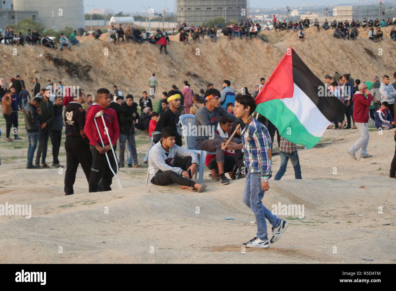 Bureij Refugee Camp, The Gaza Strip, Palestine. 30th Nov, 2018 ...