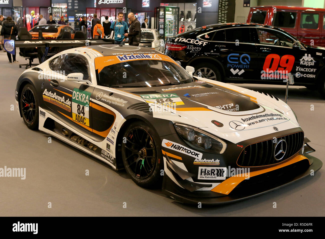 Essen, Germany. 30th Nov, 2018. Mercedes-AMG GT3 on display at the ...