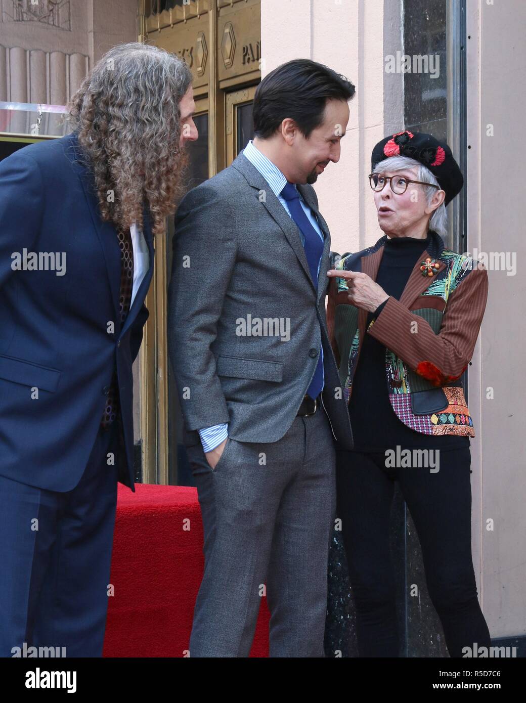 Lin manuel miranda weird al yankovic rita moreno hi-res stock ...