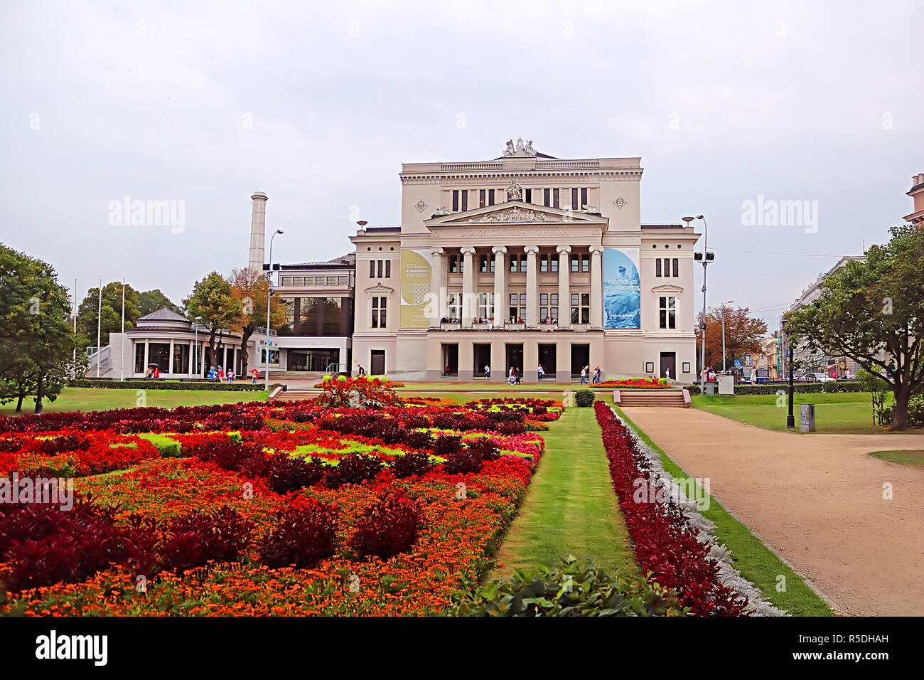 RIGA, LATVIA - AUGUST 31, 2018: Latvian National Academic Opera and ...