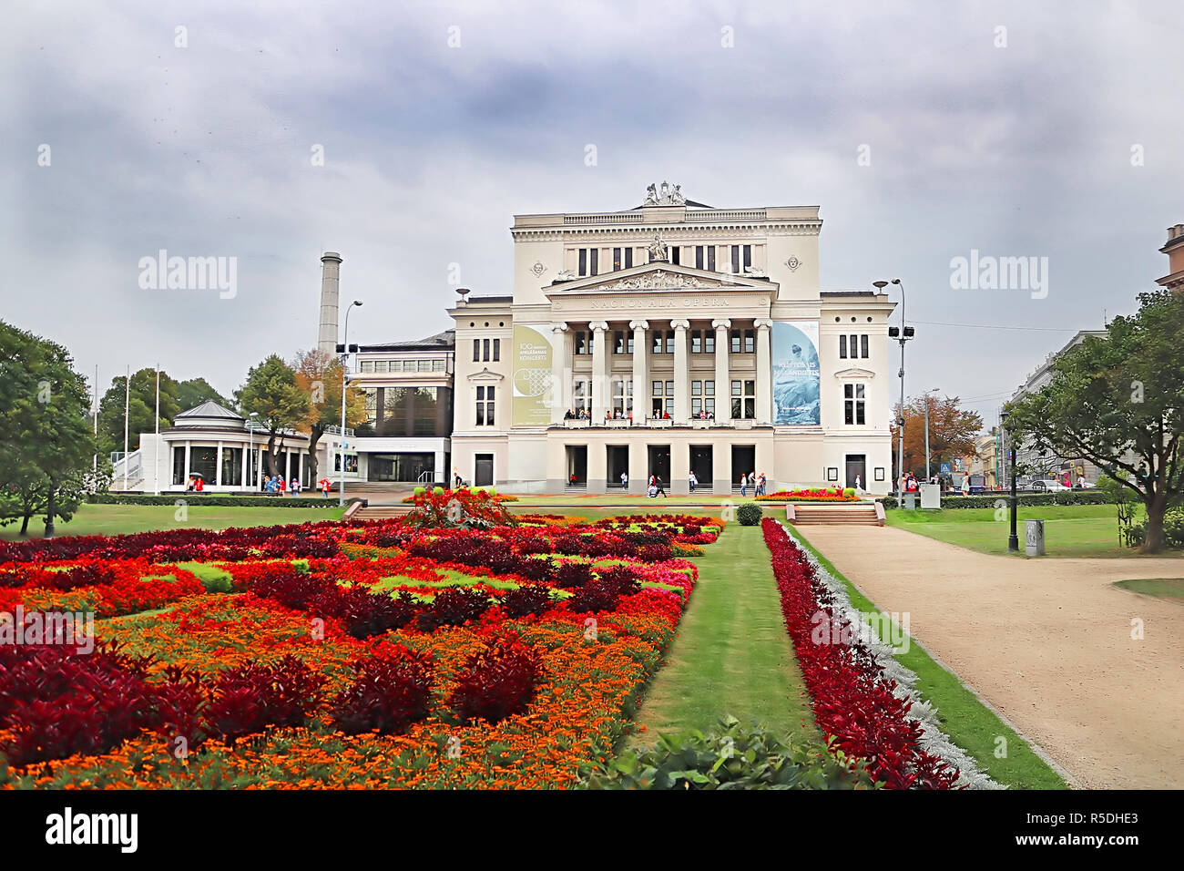 Historical national opera of riga hi-res stock photography and images ...
