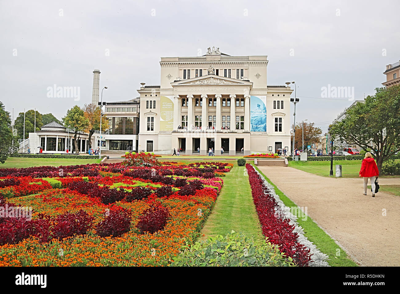 RIGA, LATVIA - AUGUST 31, 2018: Latvian National Academic Opera and ...