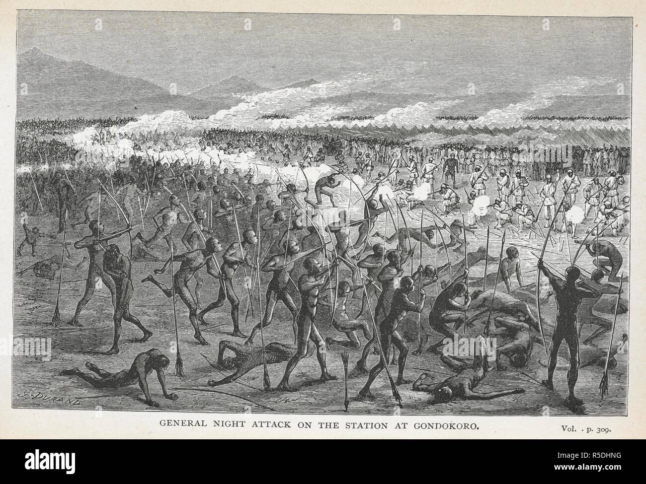 General night attack on the station at Gondokoro. Gondokoro was a ...