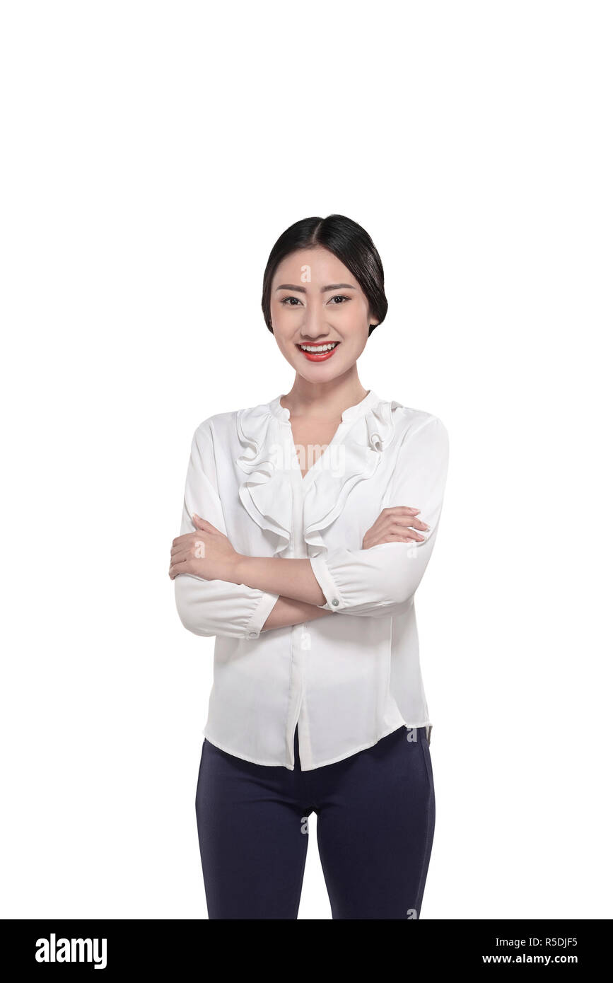 Confident chinese business woman Stock Photo - Alamy
