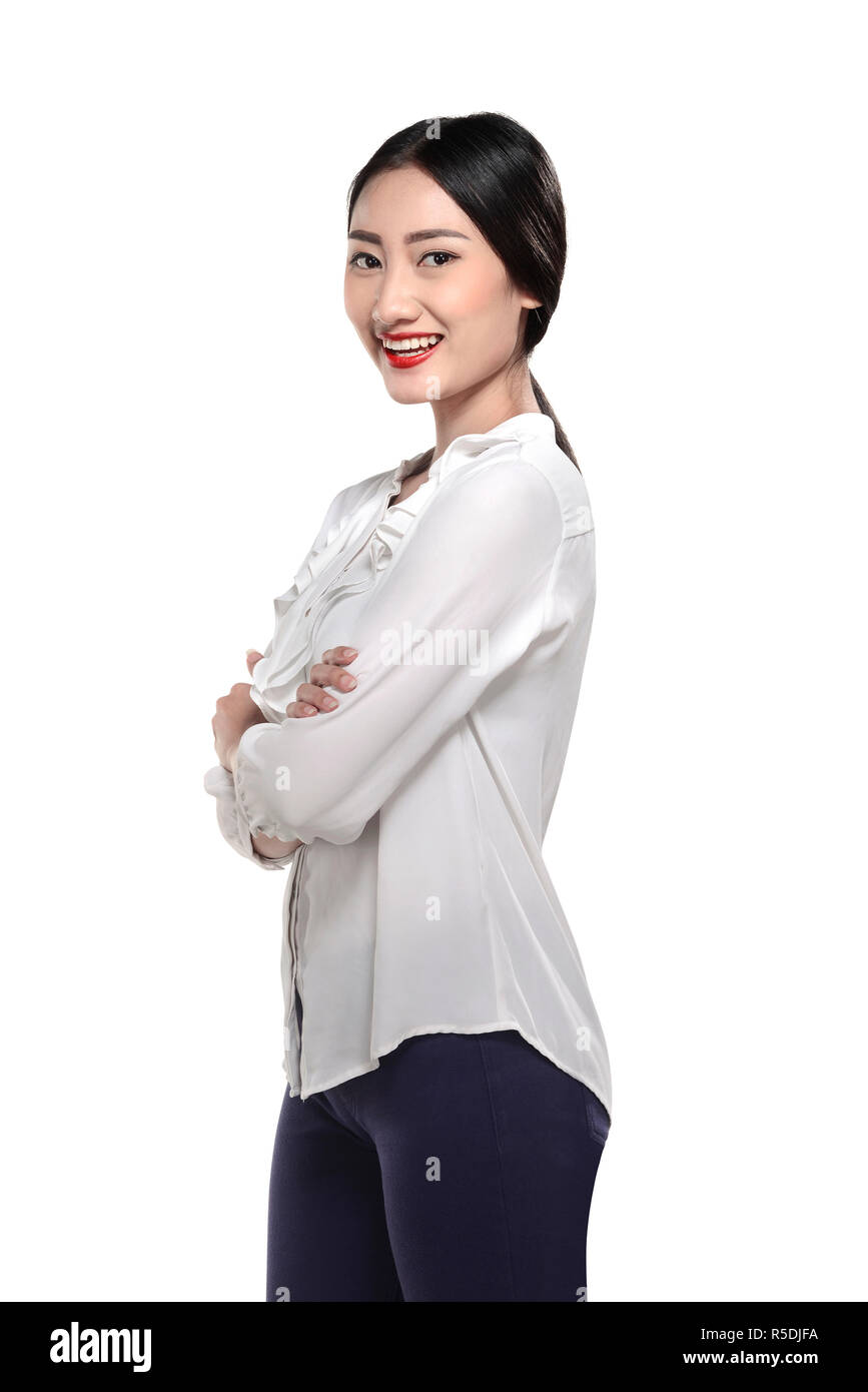 Confident chinese business woman Stock Photo - Alamy