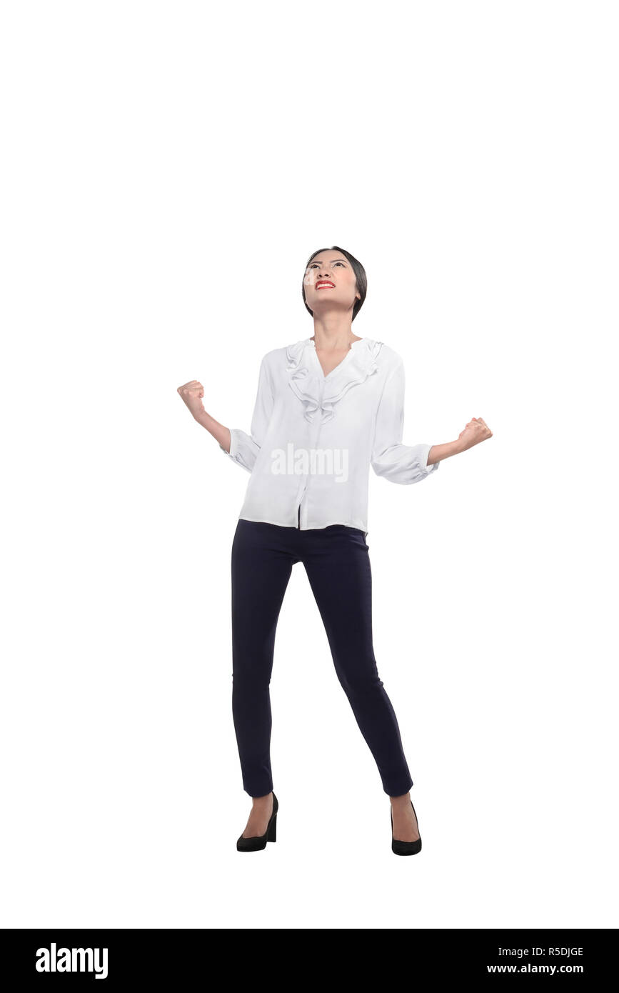 Self portrait screaming Cut Out Stock Images & Pictures - Alamy