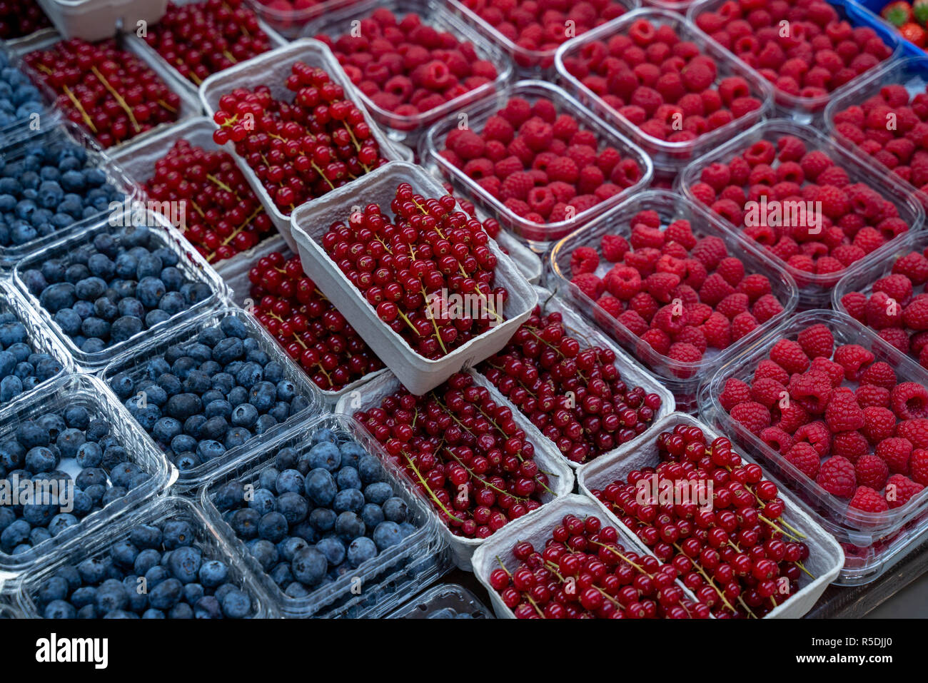 fresh berries to start a healthy lifestyle Stock Photo - Alamy