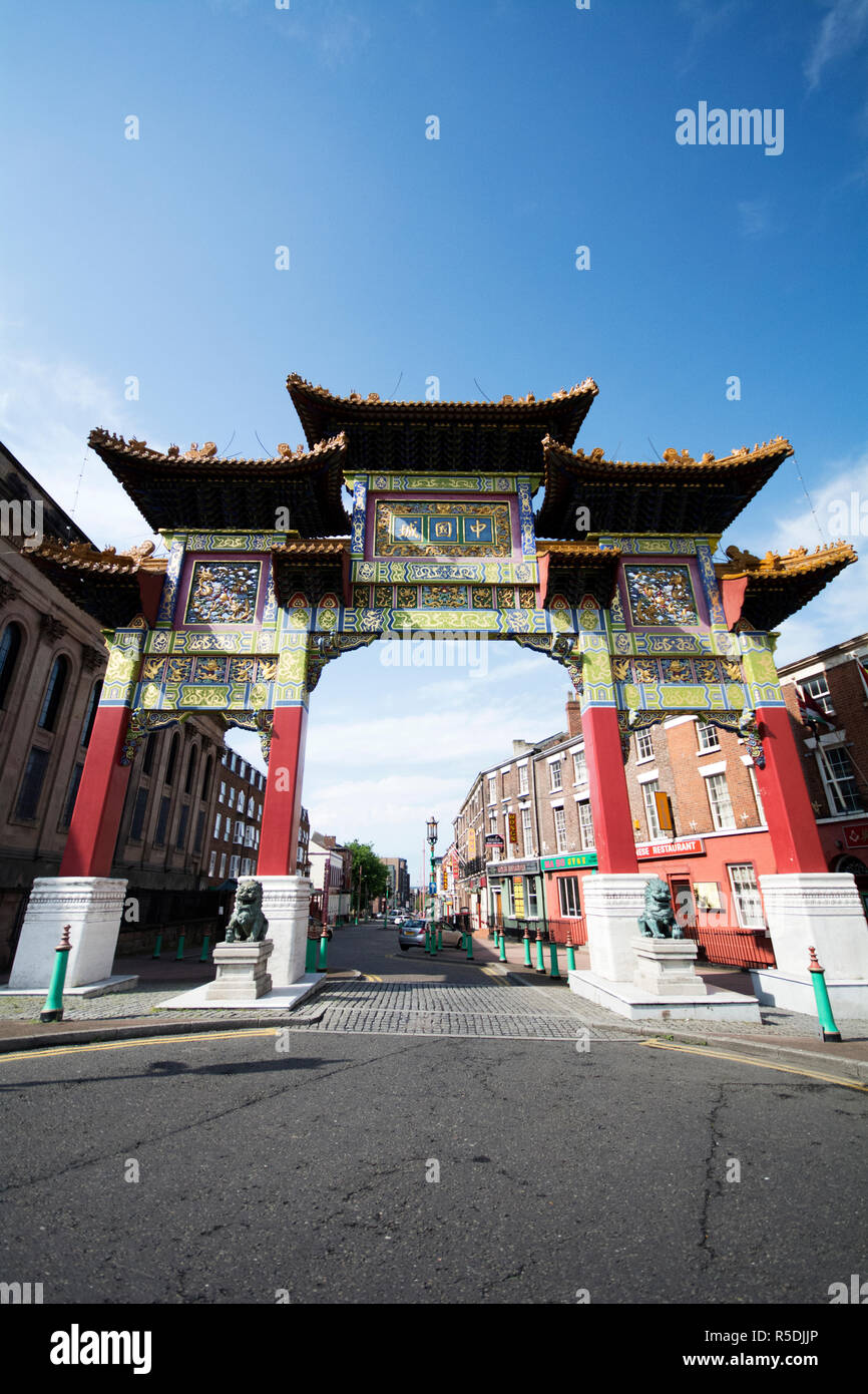 Chinese Arch Liverpool Stock Photo - Alamy