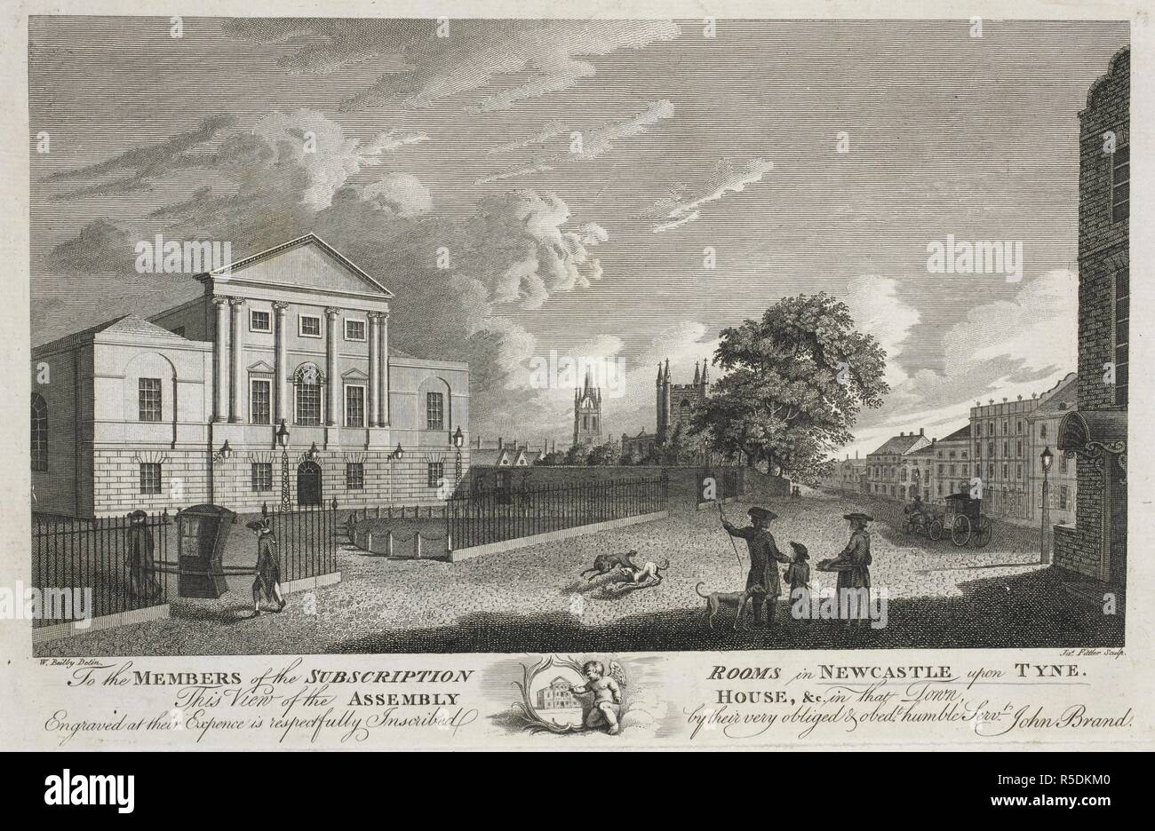 A view of the Assembly House in Newcastle upon Tyne. View of the ...