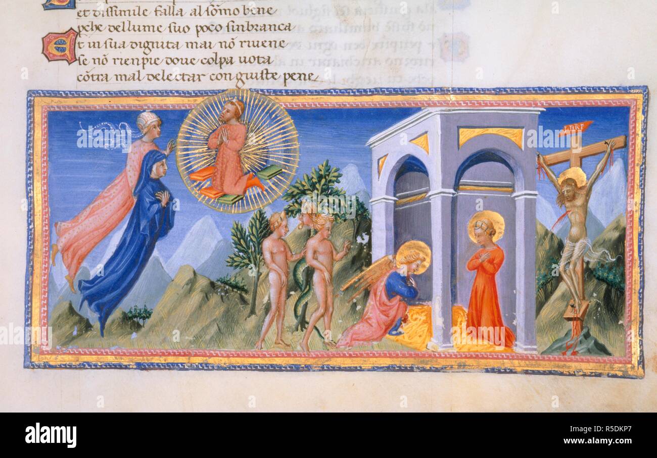 The Mystery of the Redemption. Divine Comedy. Italy [Tuscany]; circa ...