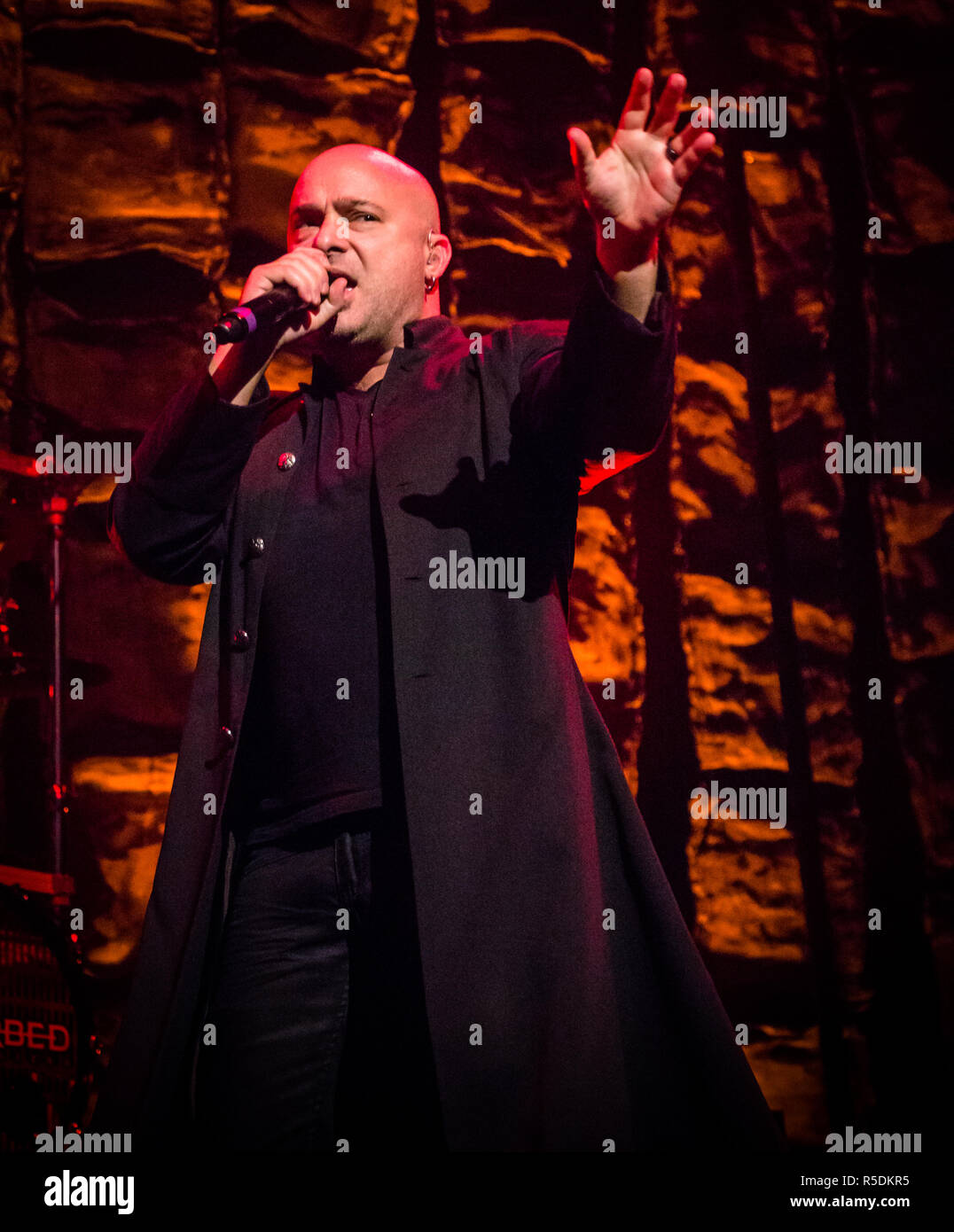 Disturbed live at Manchester Arena Stock Photo - Alamy