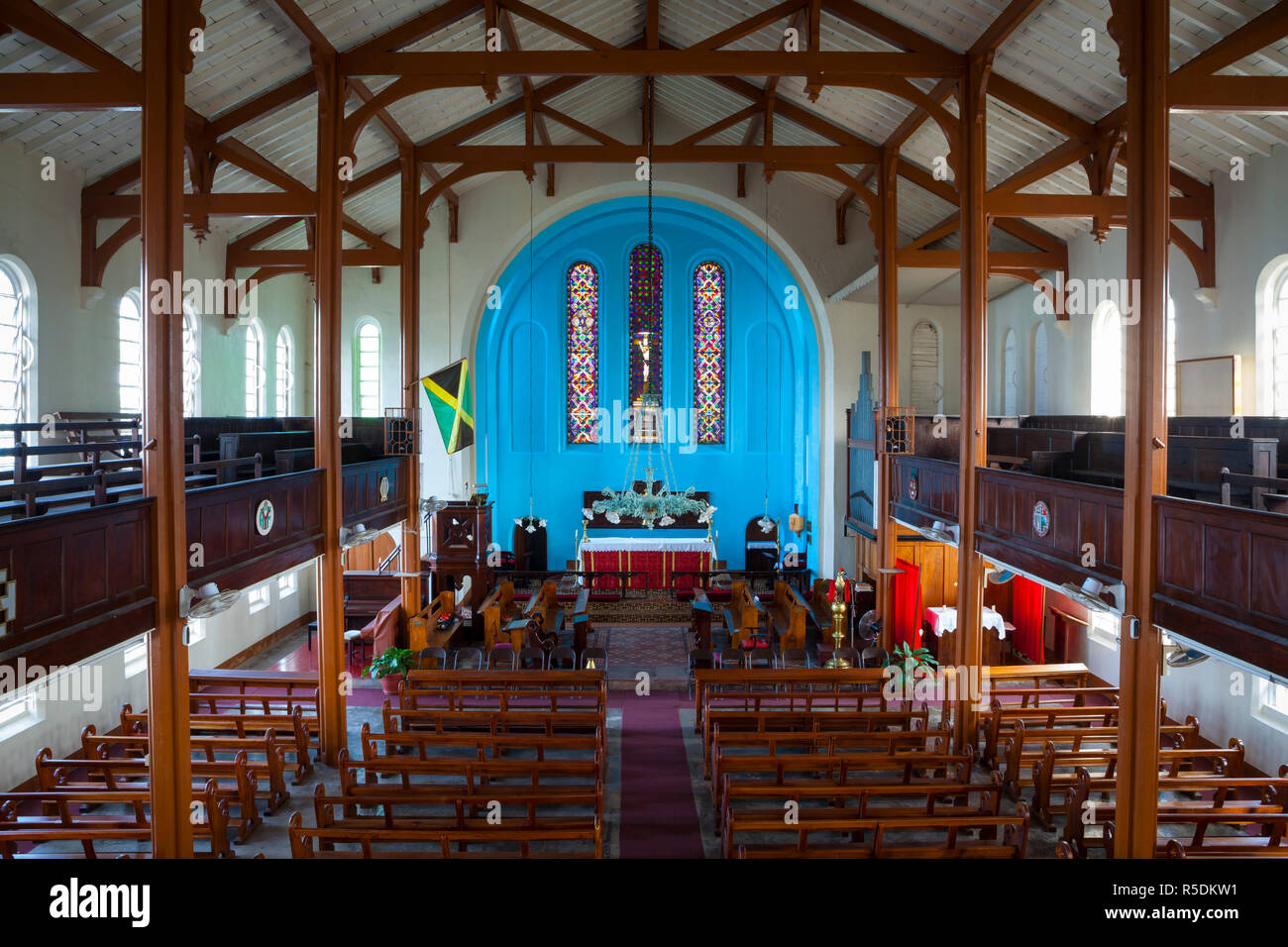 Christ Church, Port Antonio, Portland Parish, Jamaica, Caribbean Stock ...
